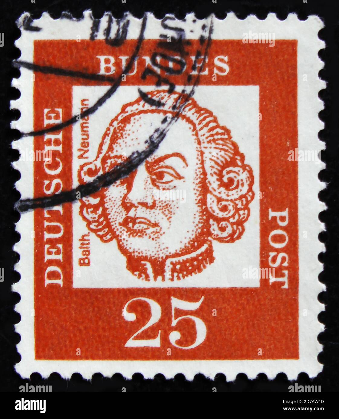 MOSCOW, RUSSIA - APRIL 2, 2017: A post stamp printed in DDR (Germany ...