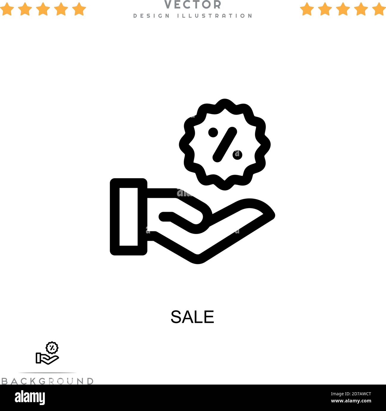 Sale icon. Simple element from digital disruption collection. Line Sale ...