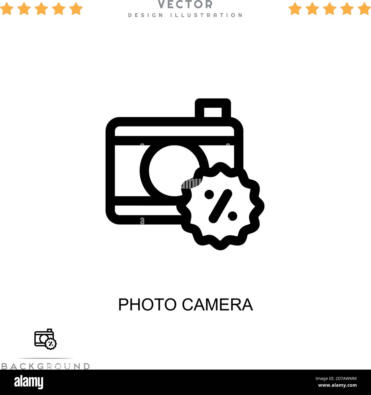 Photo camera icon. Simple element from digital disruption collection ...