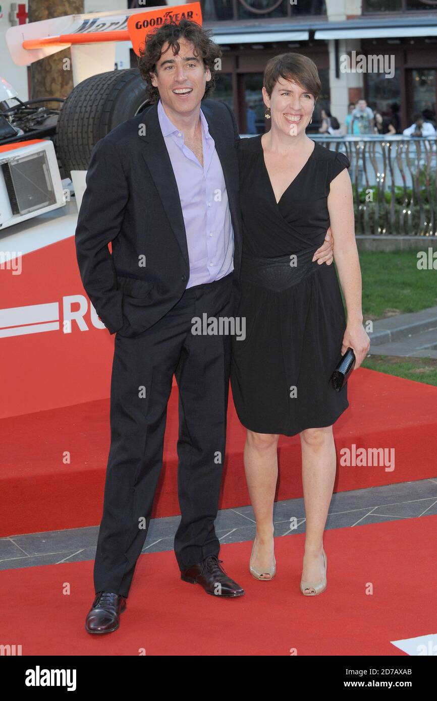 Stephen Mangan attends the World Premiere of Rush, Odeon Leicester ...