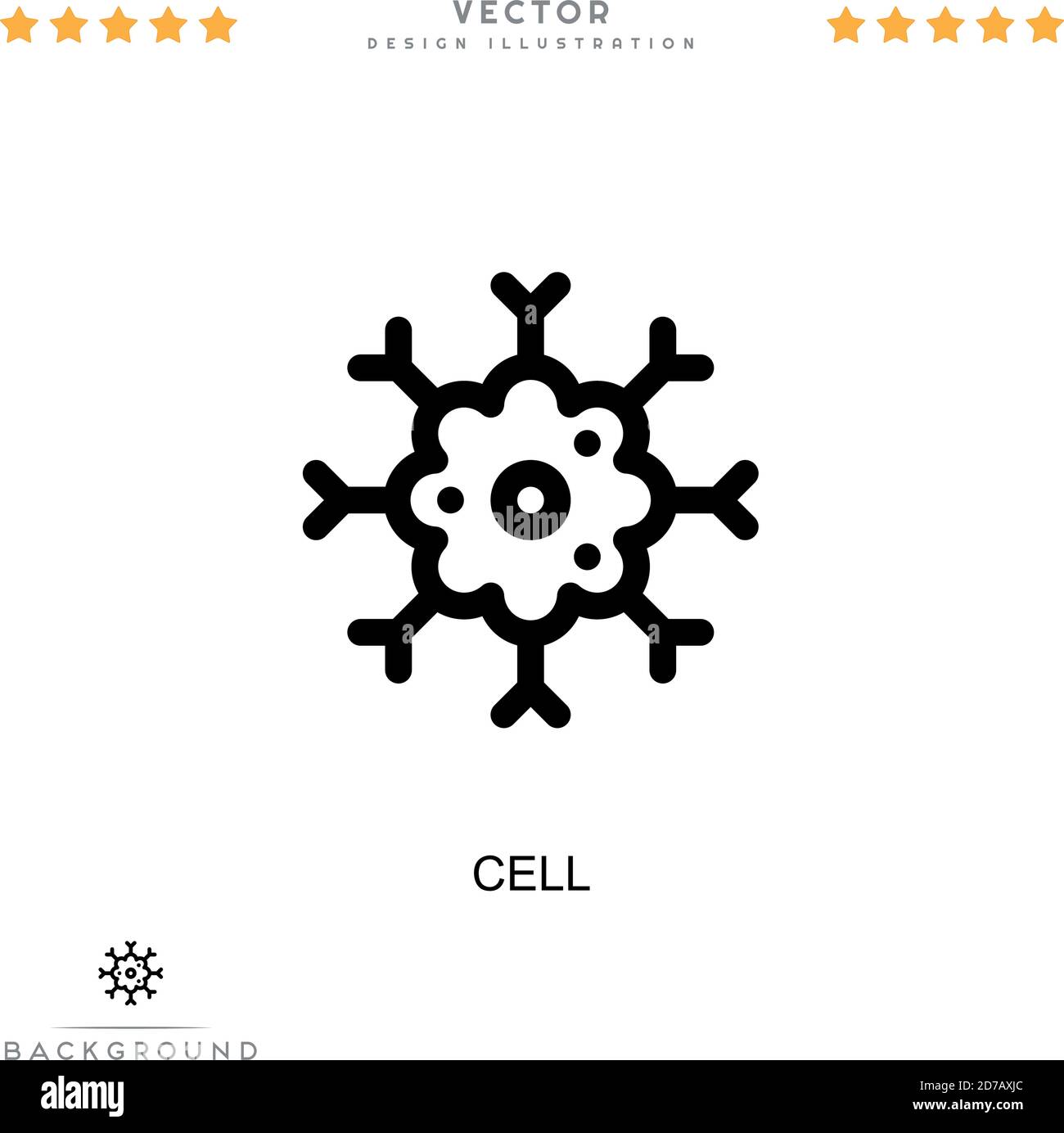 Cell icon. Simple element from digital disruption collection. Line Cell ...