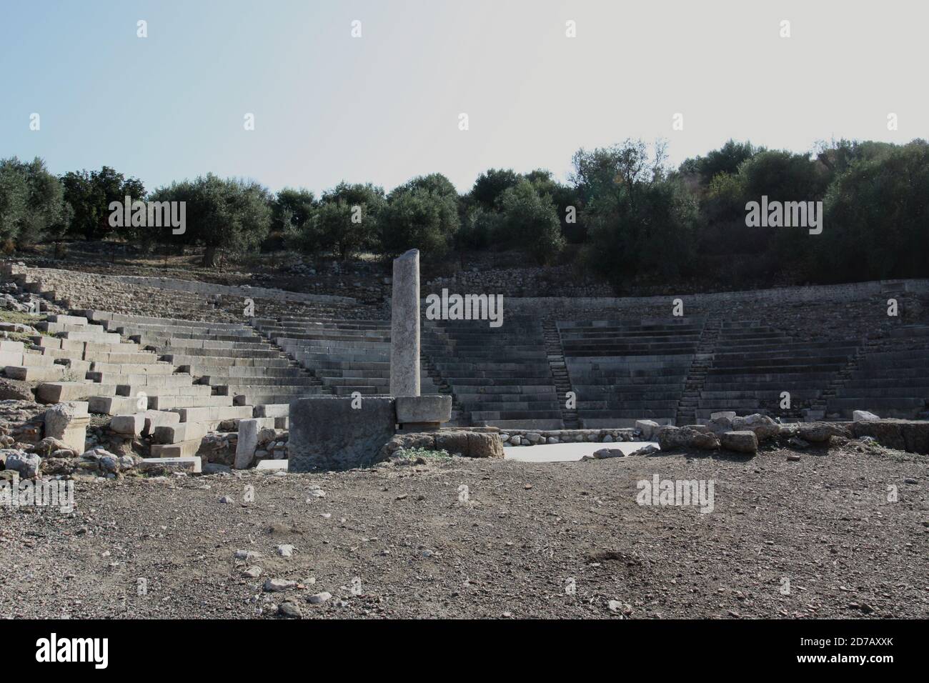 Antique amphitheater in ancient Epidaurus Stock Photo - Alamy