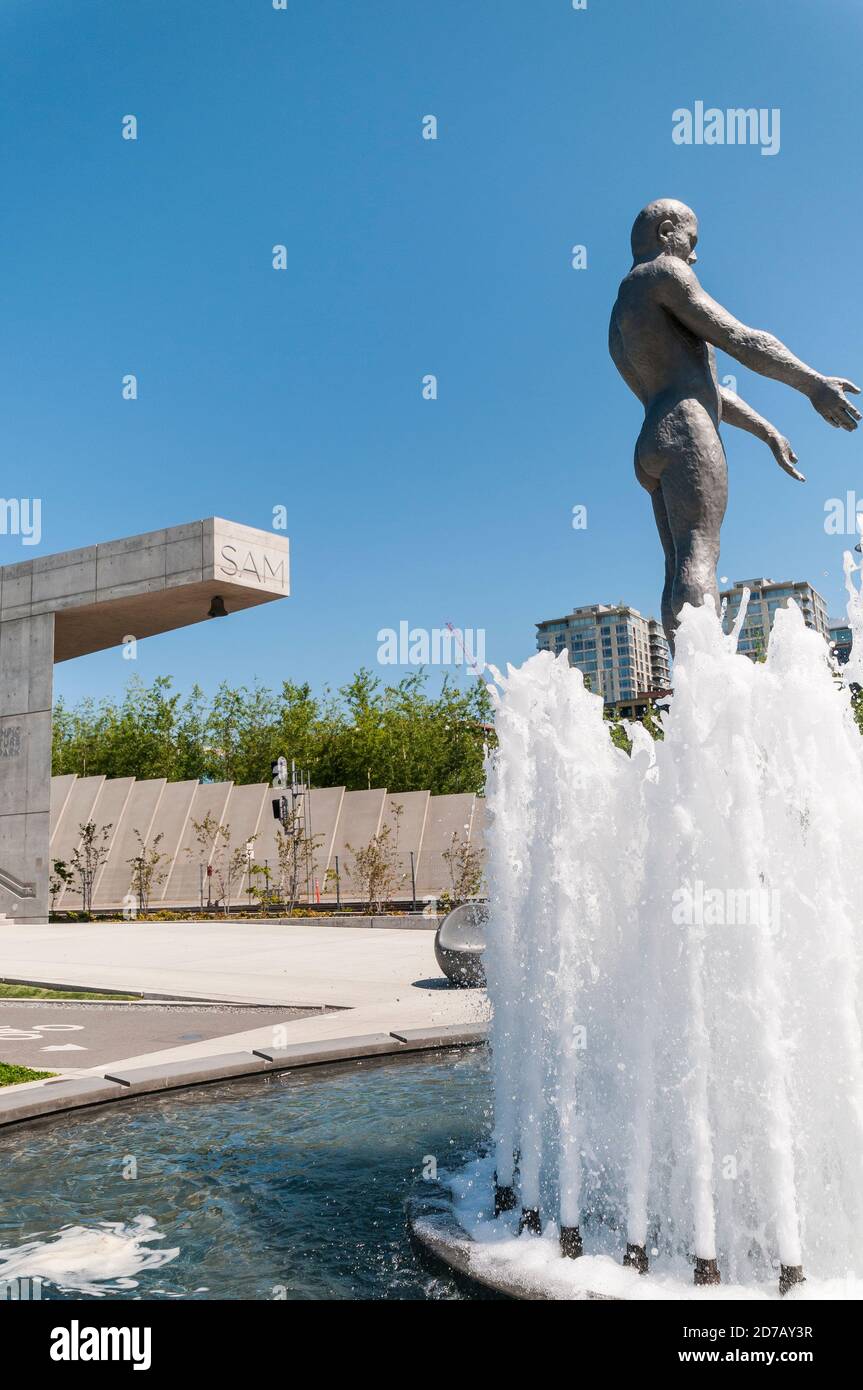 Olympic park sculptures seattle hi-res stock photography and images - Alamy