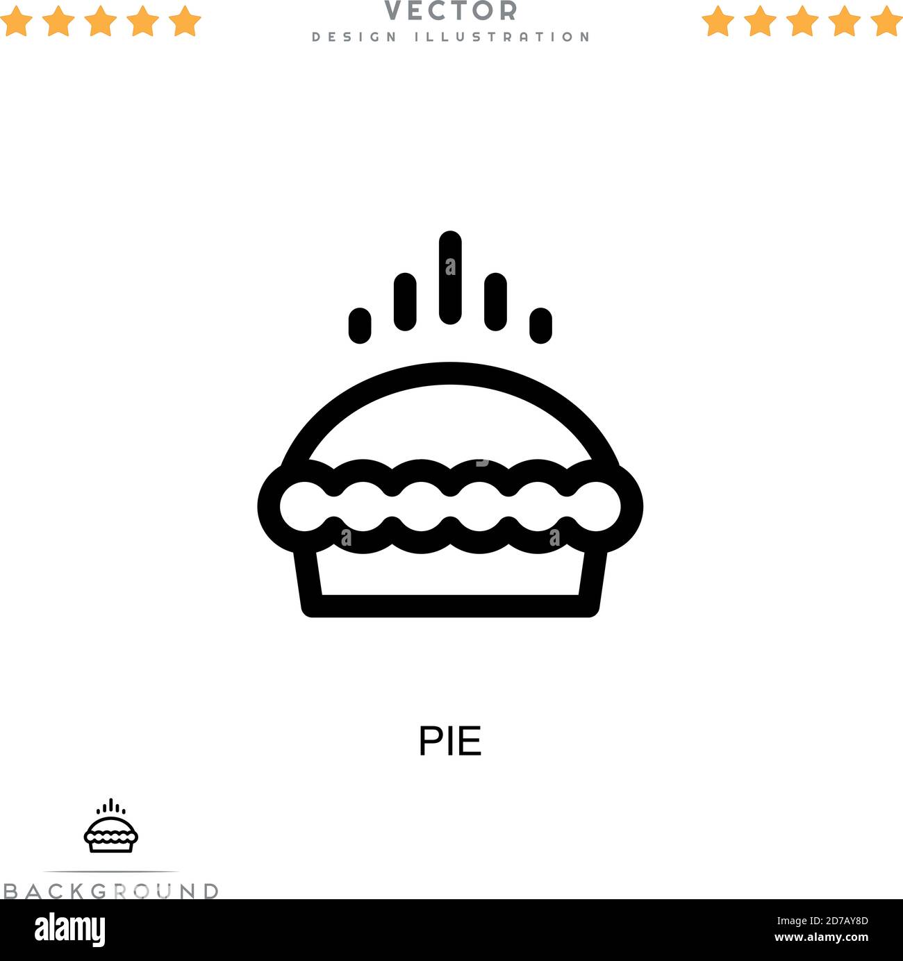 Pie icon. Simple element from digital disruption collection. Line Pie ...