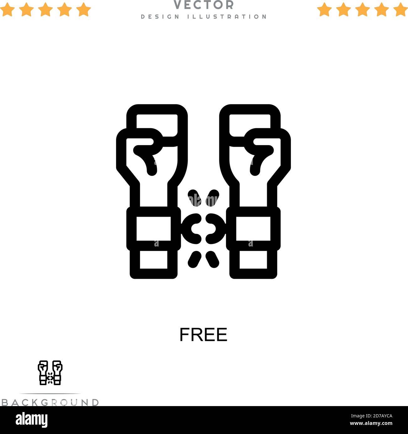 Free icon. Simple element from digital disruption collection. Line Free ...