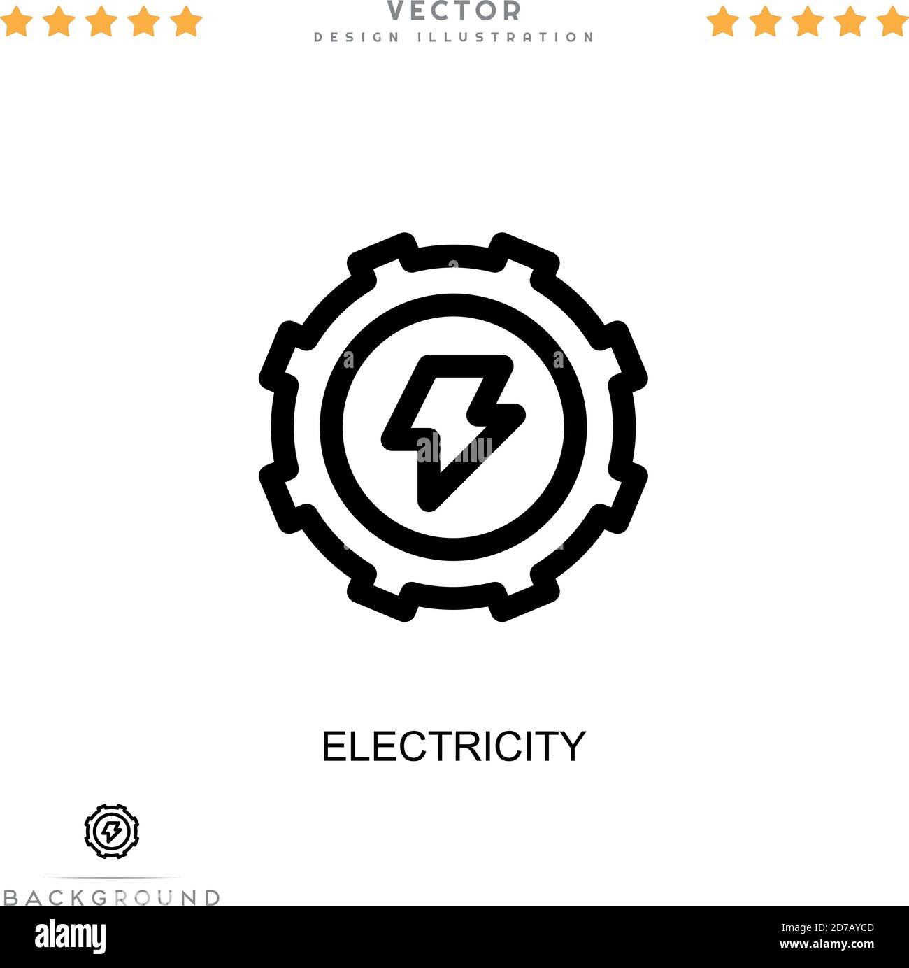 Electricity icon. Simple element from digital disruption collection ...