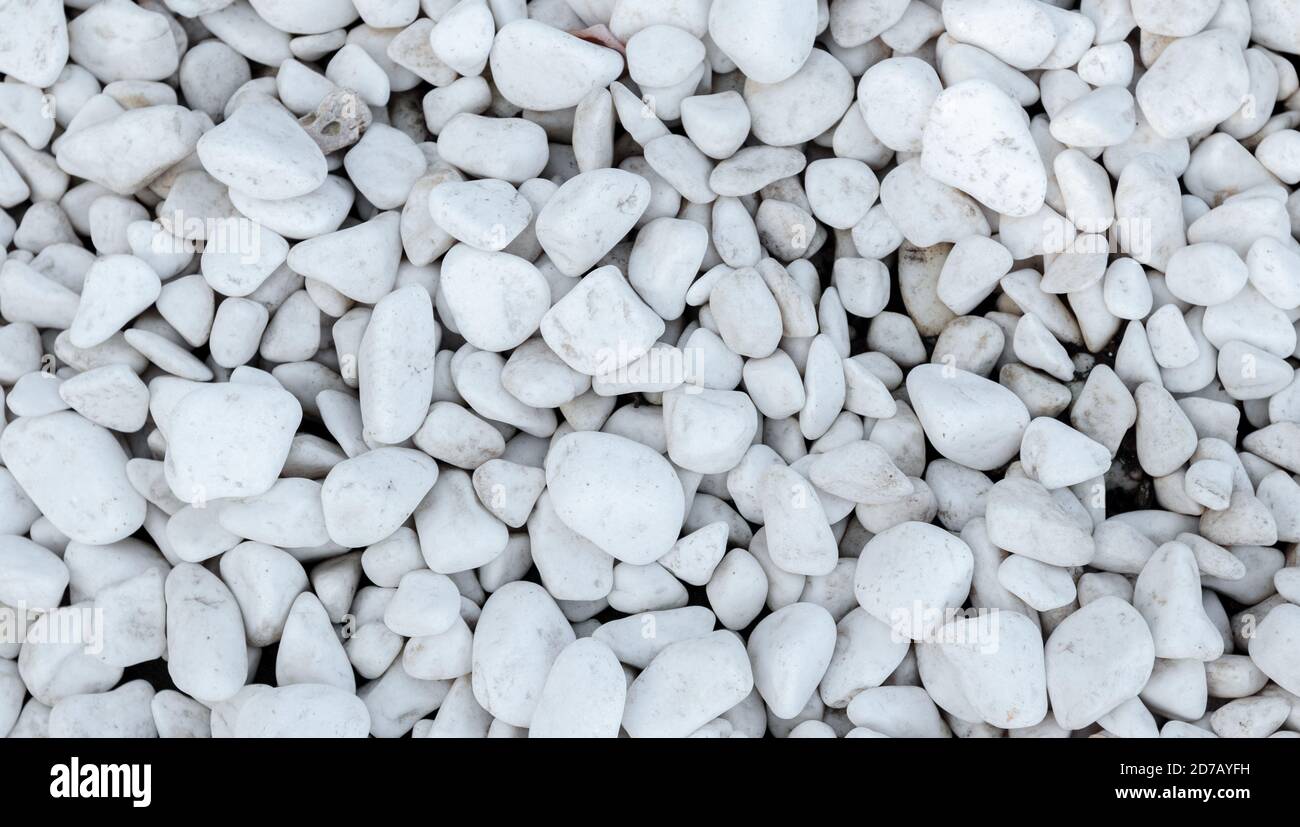White stone background. Small pebble texture. Natural gravel rock ...
