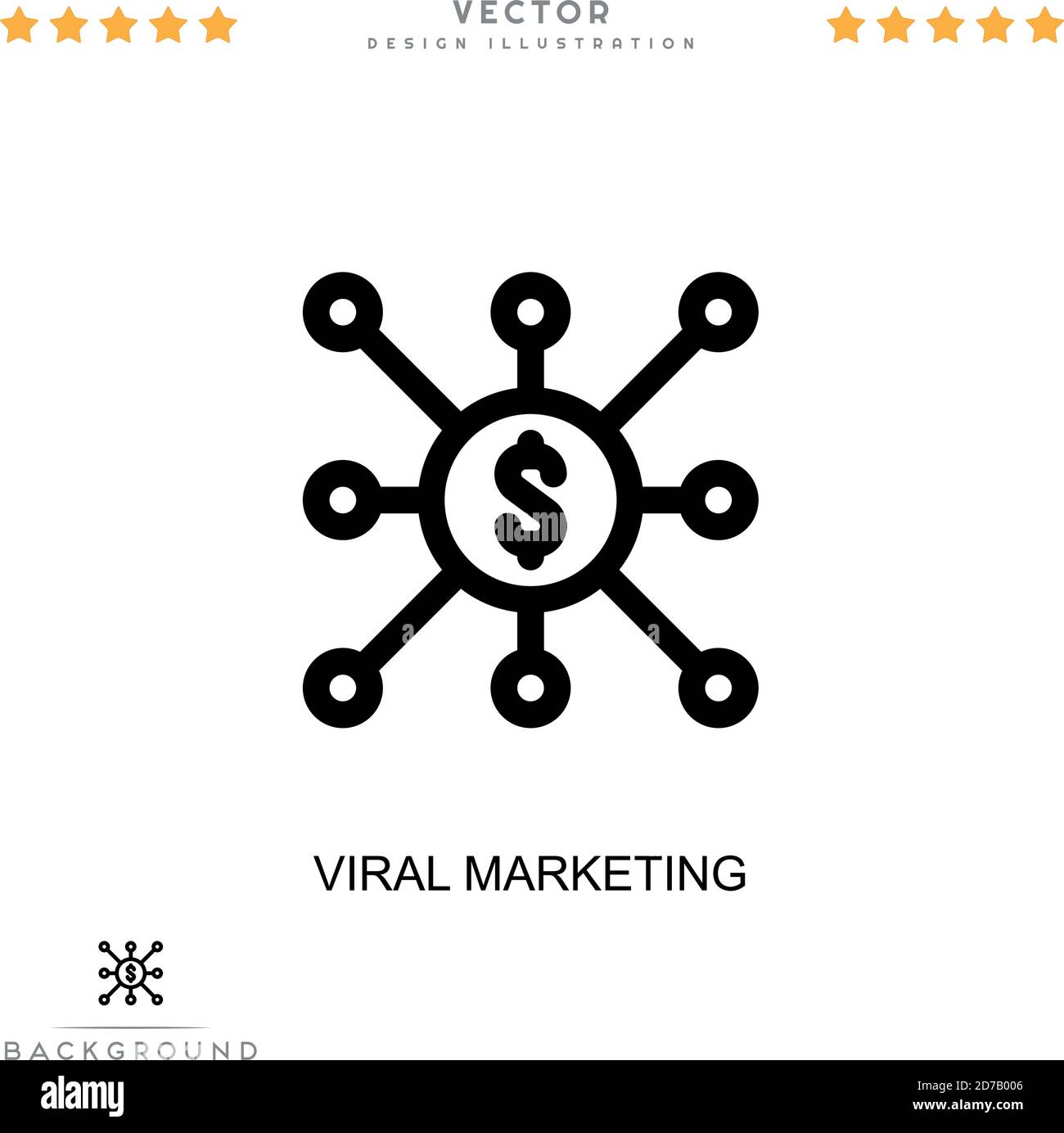 Viral marketing icon. Simple element from digital disruption collection ...