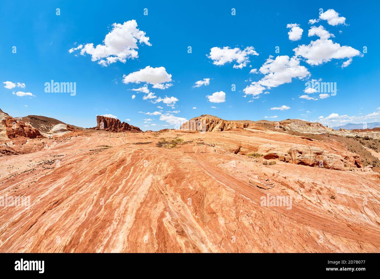 Sandstone waves formations in Valley of Fire State Park, Nevada, USA ...