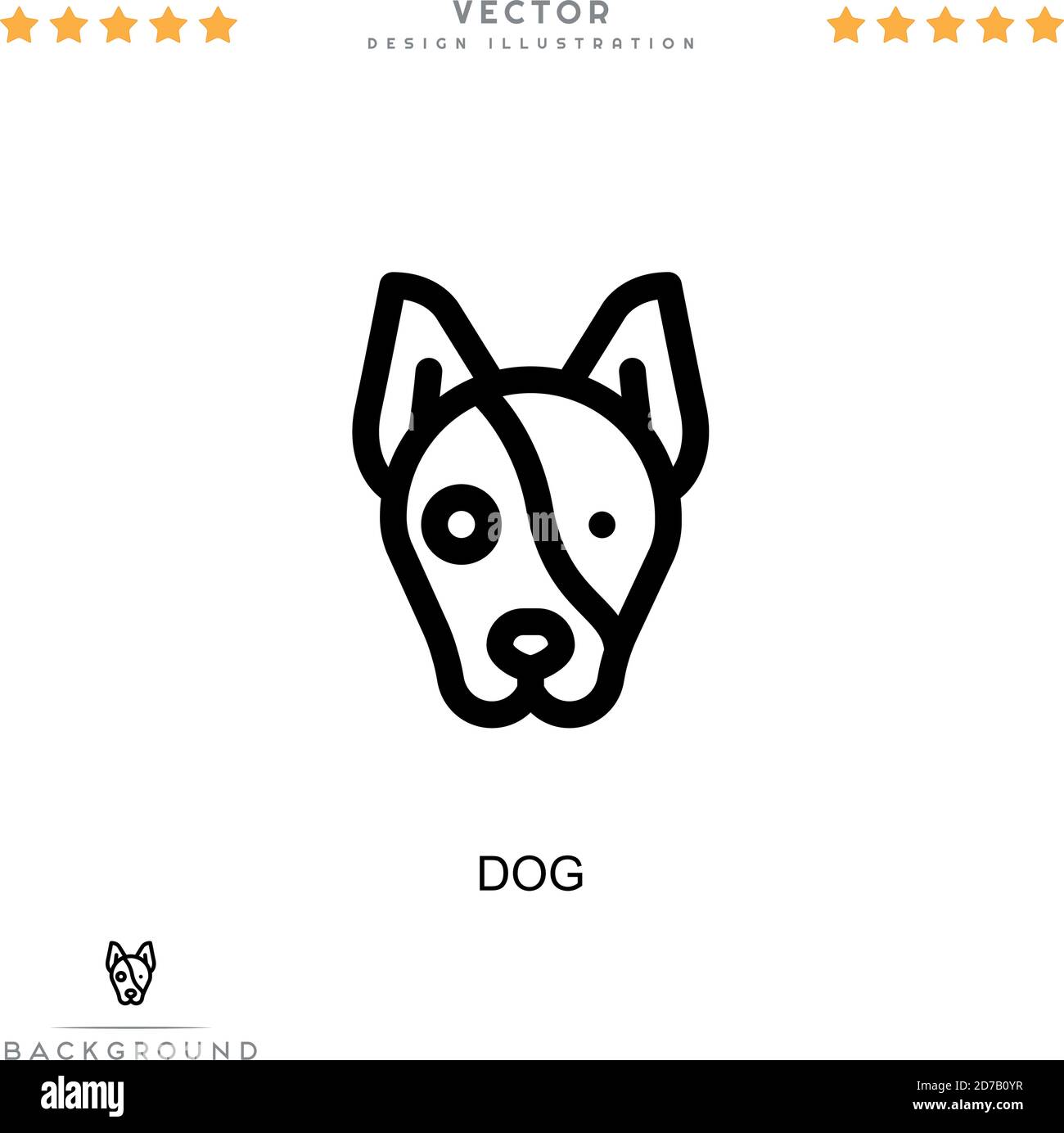 Dog icon. Simple element from digital disruption collection. Line Dog ...