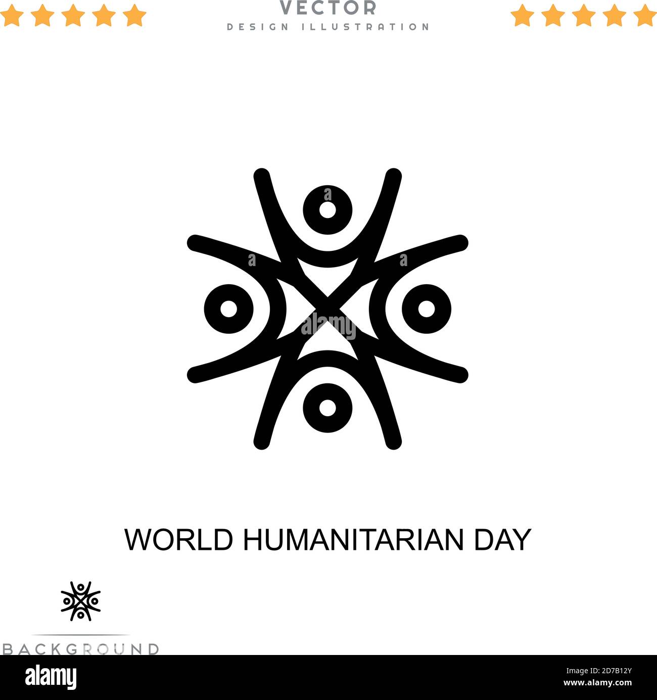 World humanitarian day icon. Simple element from digital disruption ...