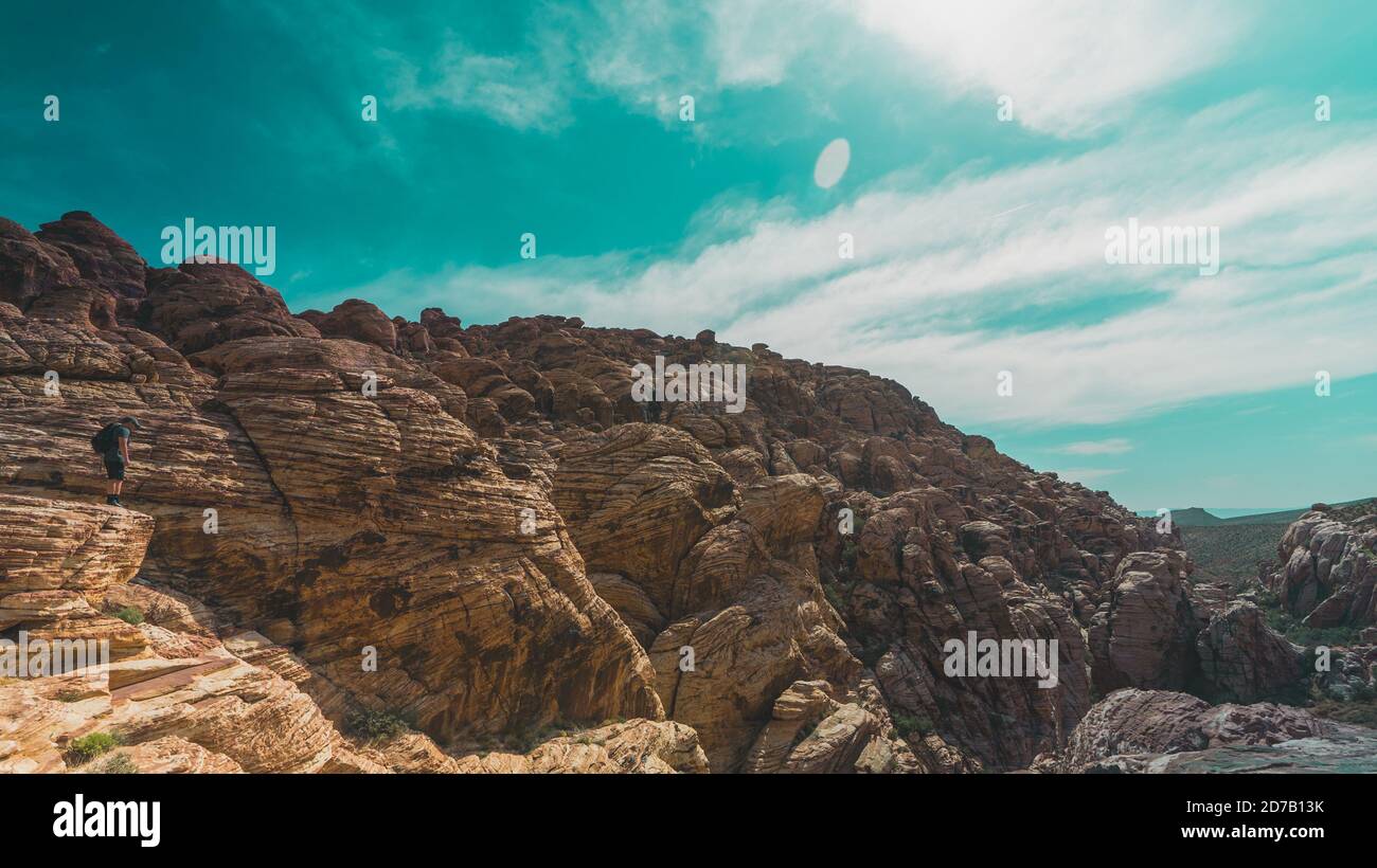 Red Rocks Canyon Conservation Area Mountains in Las Vegas, Nevada Stock ...