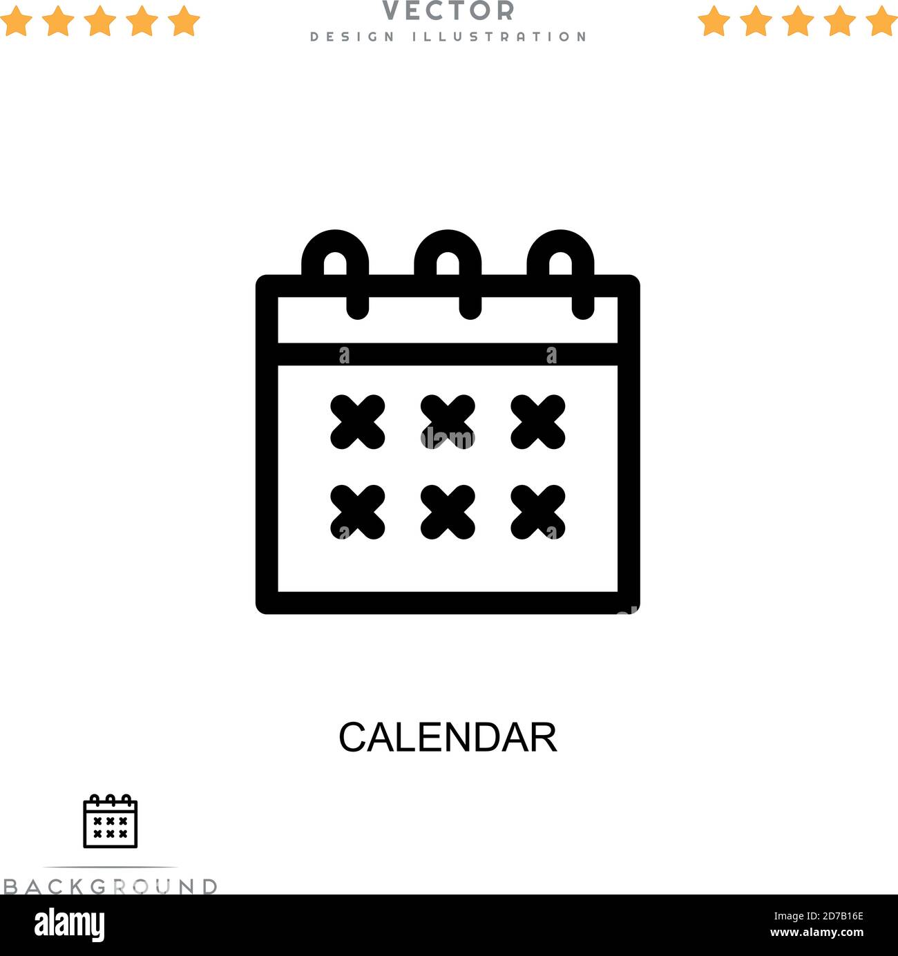 Calendar icon. Simple element from digital disruption collection. Line ...