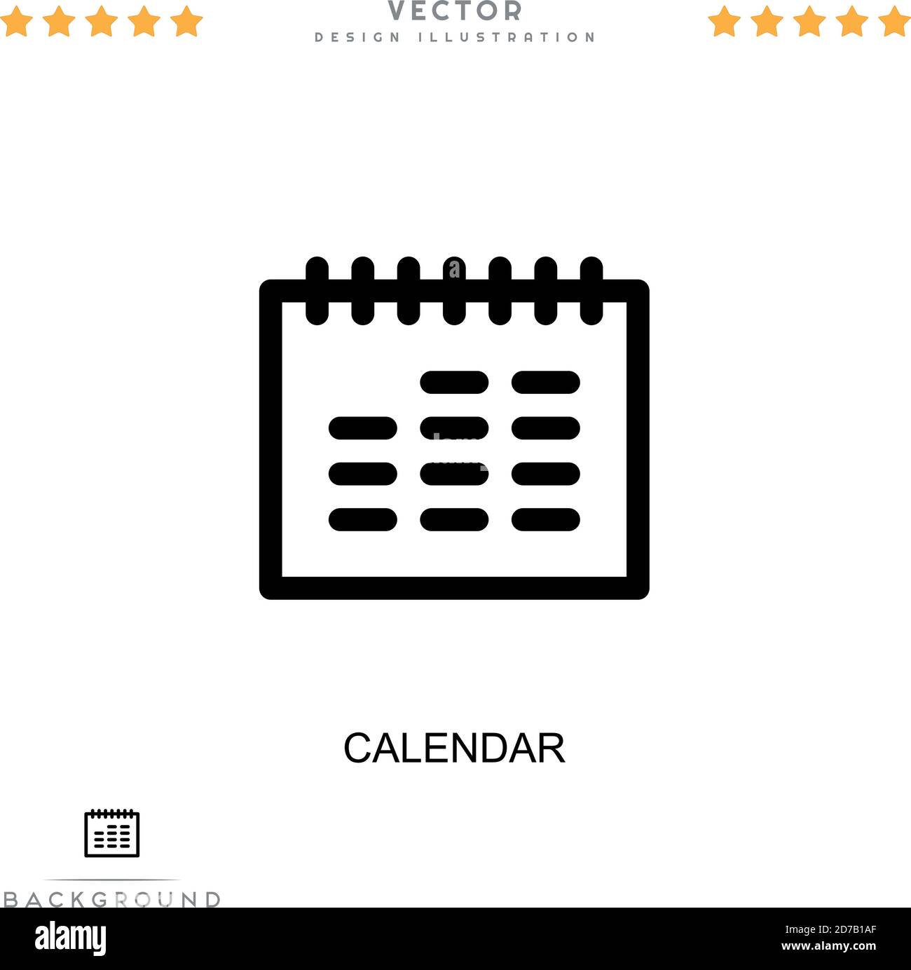 Calendar icon. Simple element from digital disruption collection. Line ...