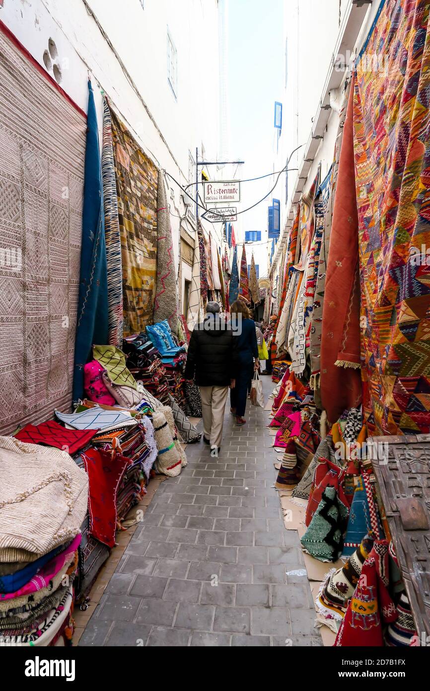 market stall in market, photo as background Stock Photo - Alamy