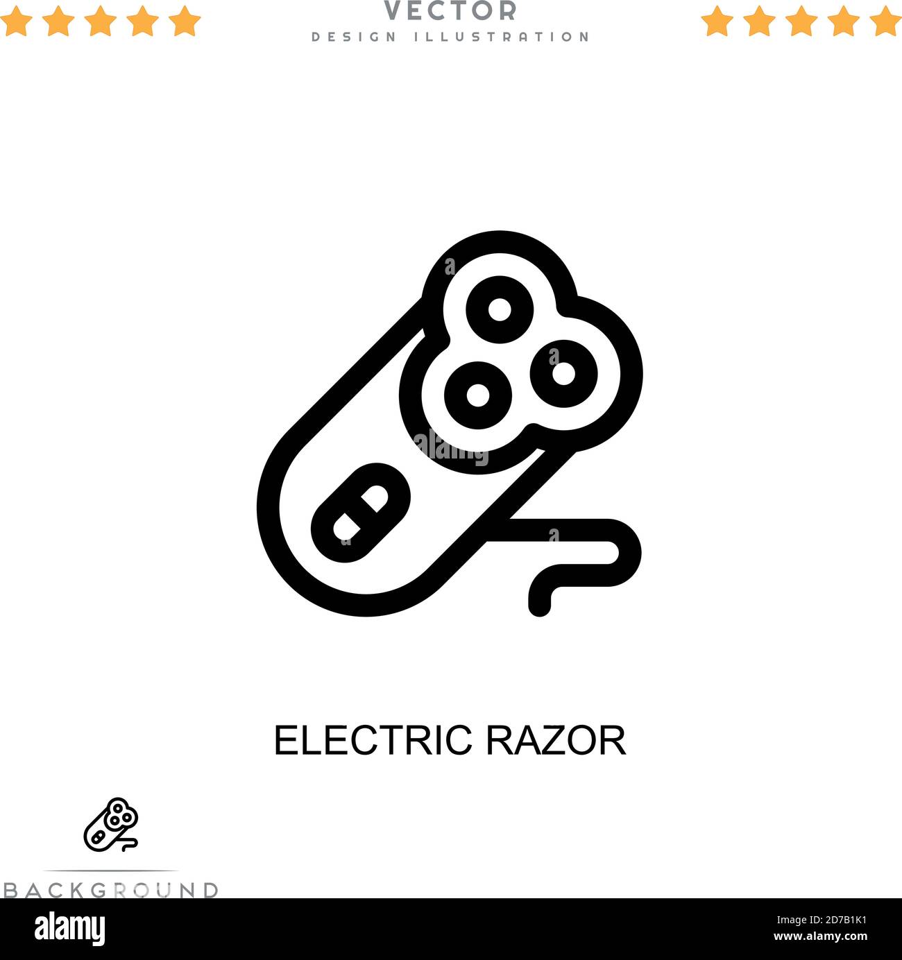 Electric razor icon. Simple element from digital disruption collection ...