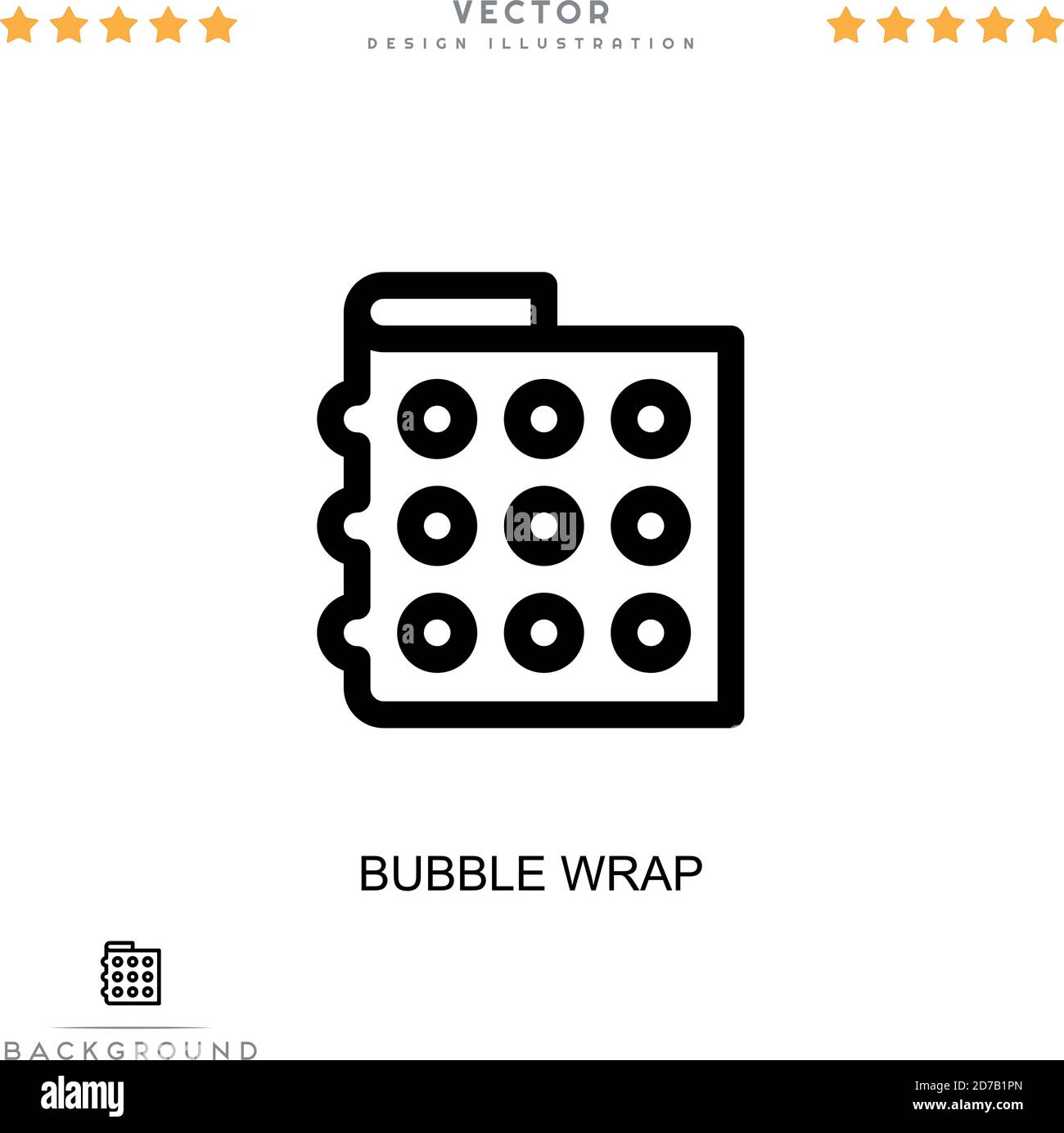Bubble wrap icon hi-res stock photography and images - Alamy