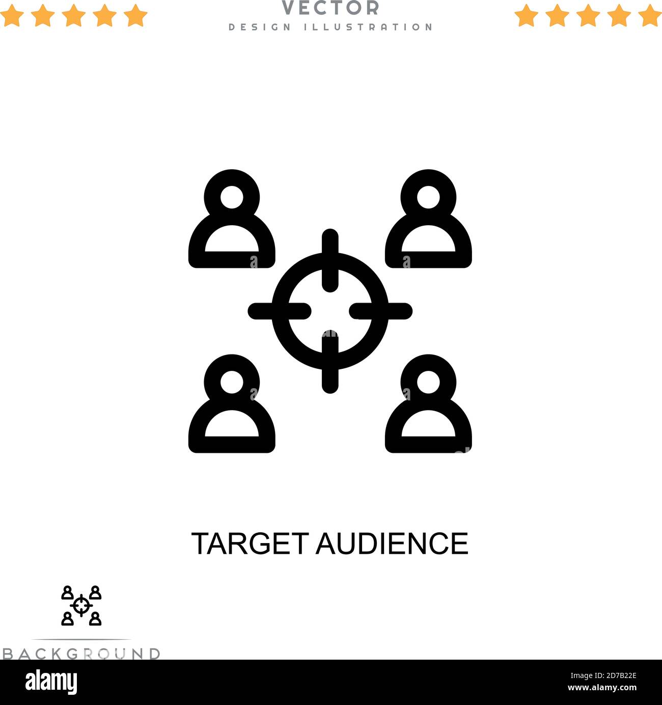 Target audience icon. Simple element from digital disruption collection ...