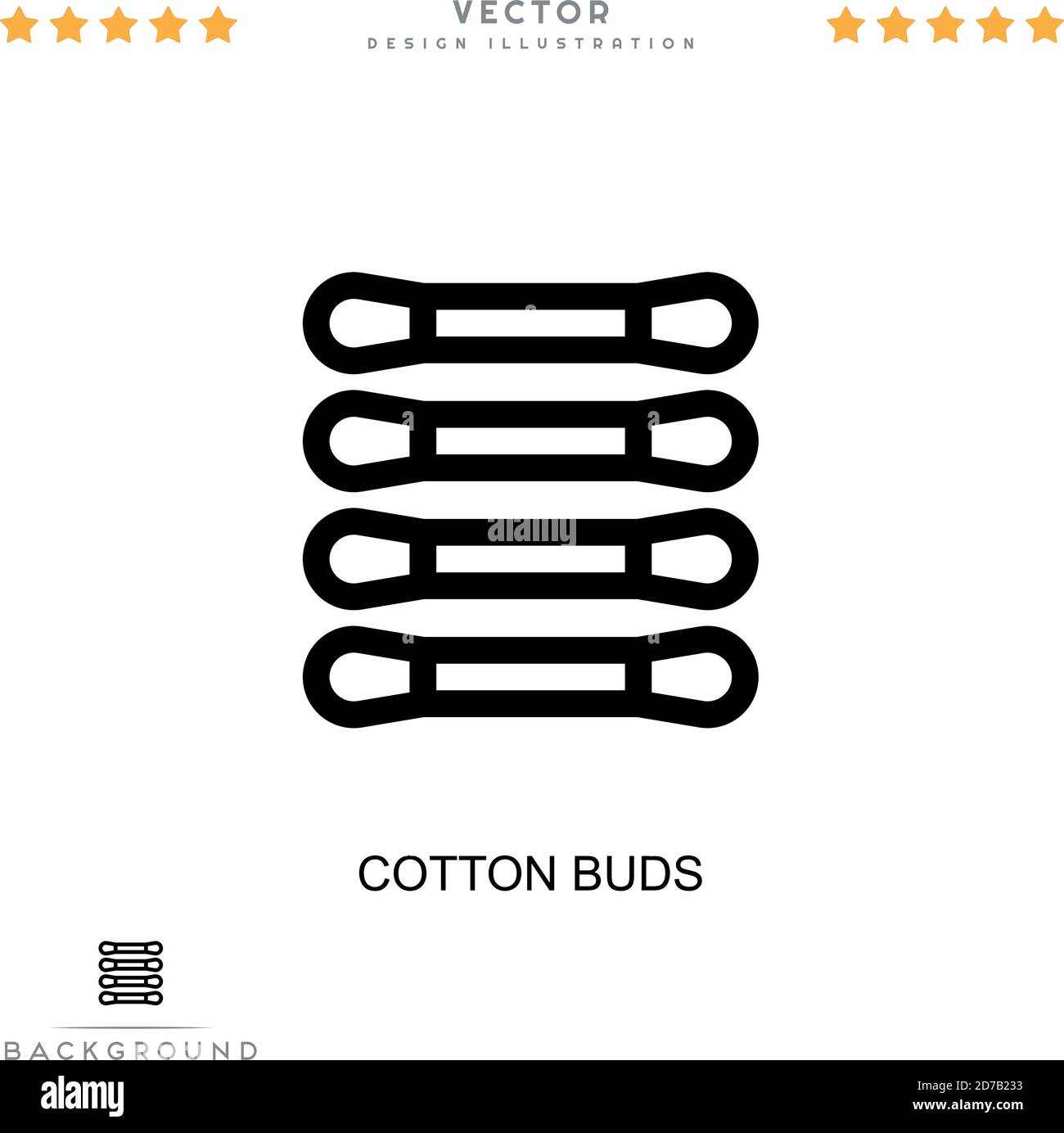 Cotton buds icon. Simple element from digital disruption collection ...