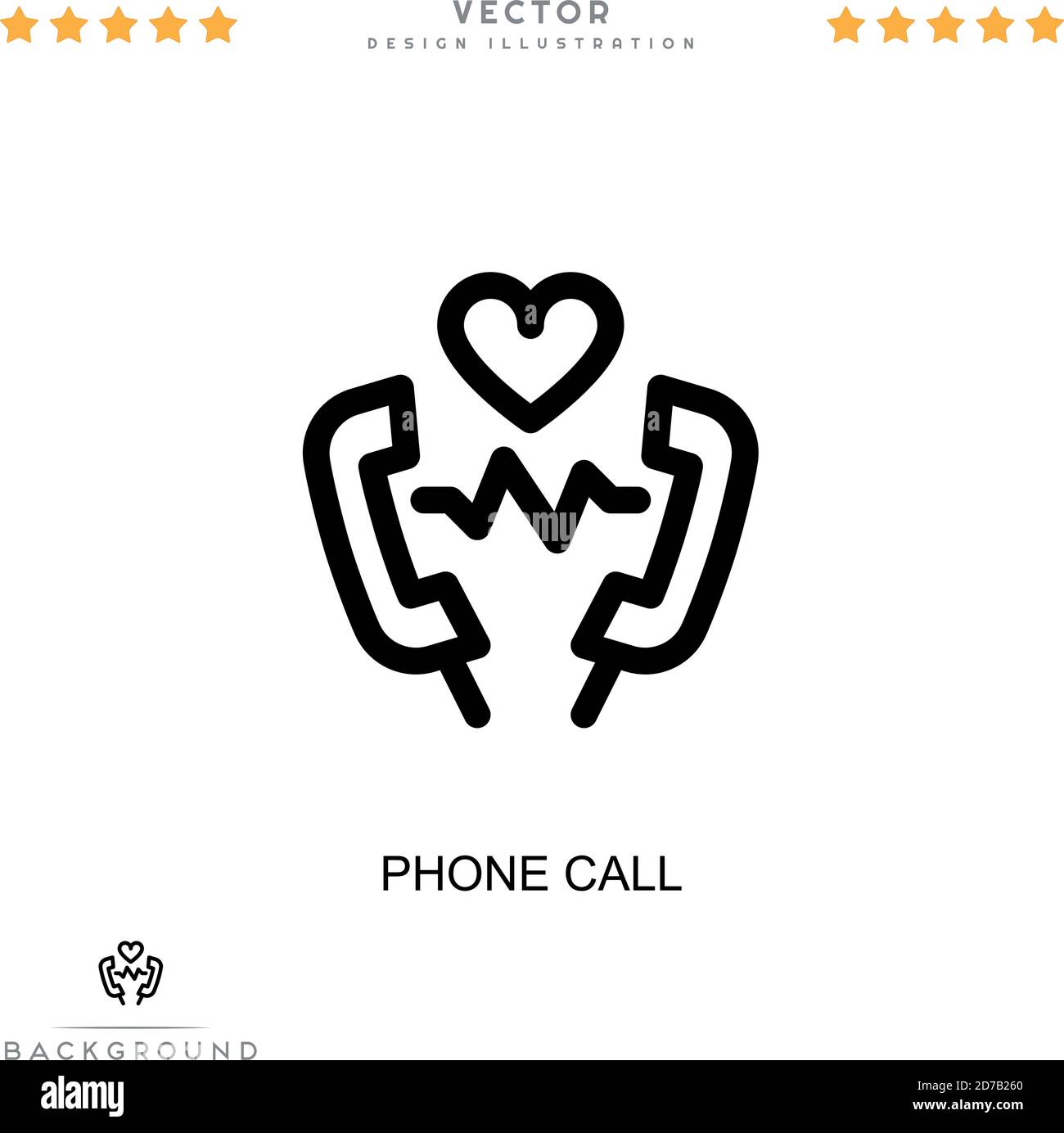Phone call icon. Simple element from digital disruption collection ...