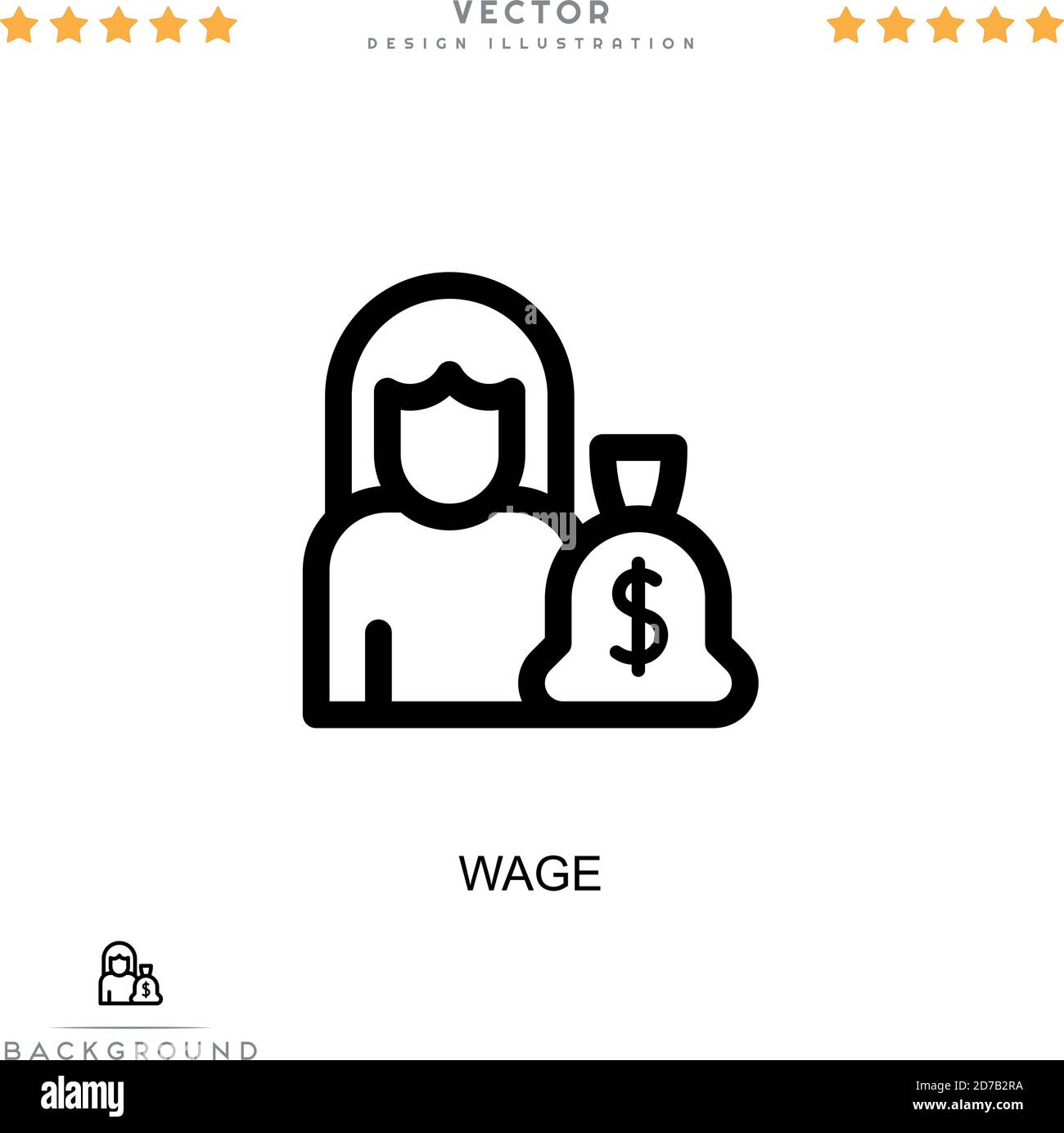 Wage Icon Simple Element From Digital Disruption Collection Line Wage wage-icon-simple-element-from-digital-disruption-collection-line-wage
