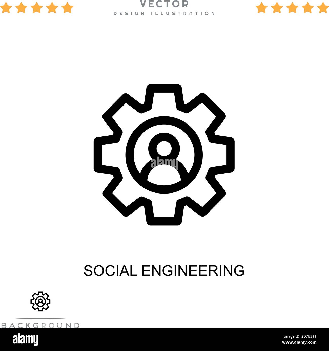 Social engineering icon. Simple element from digital disruption ...