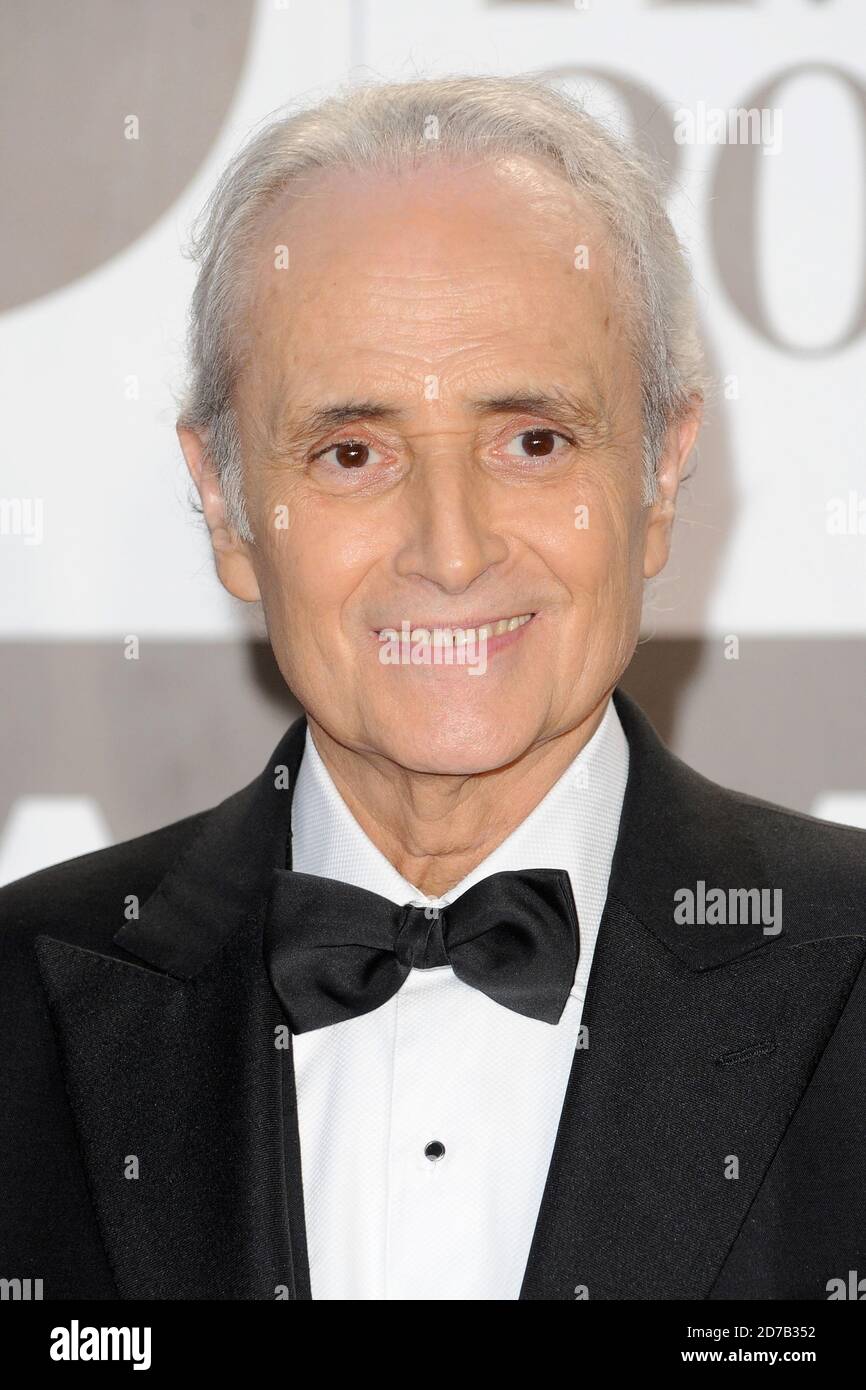 Spanish tenor Jose Carreras attends the Classic BRIT Awards at London's ...