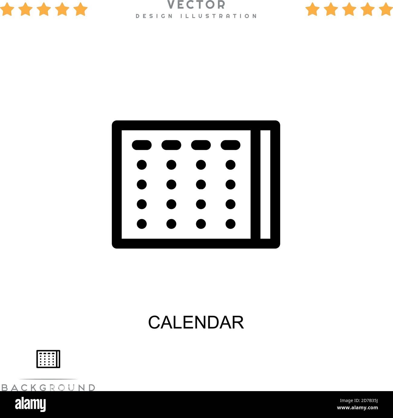 Calendar icon. Simple element from digital disruption collection. Line ...
