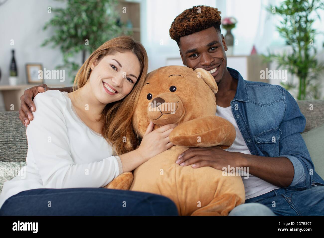 young couple parents to be Stock Photo - Alamy