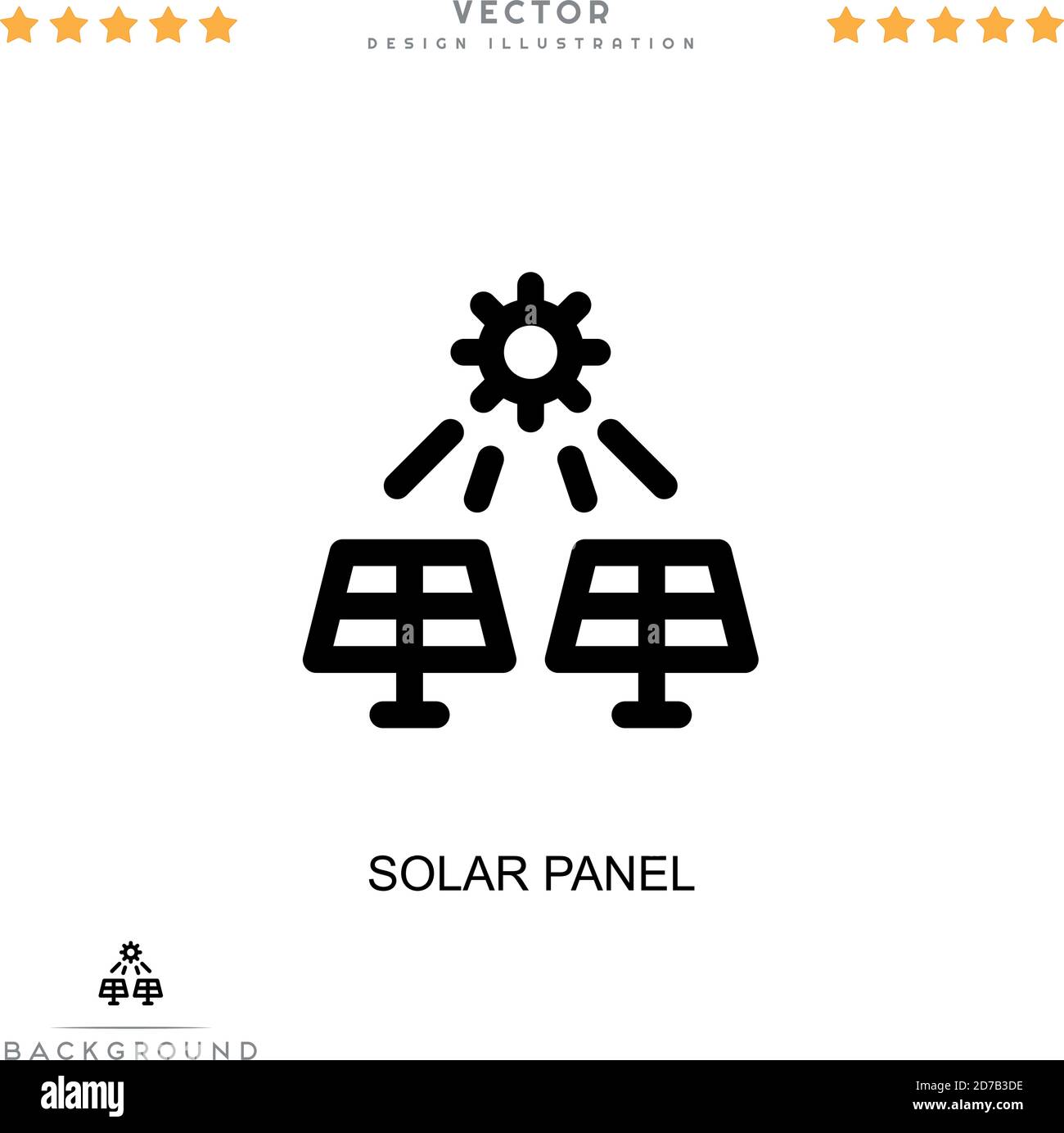 Solar panel icon. Simple element from digital disruption collection ...