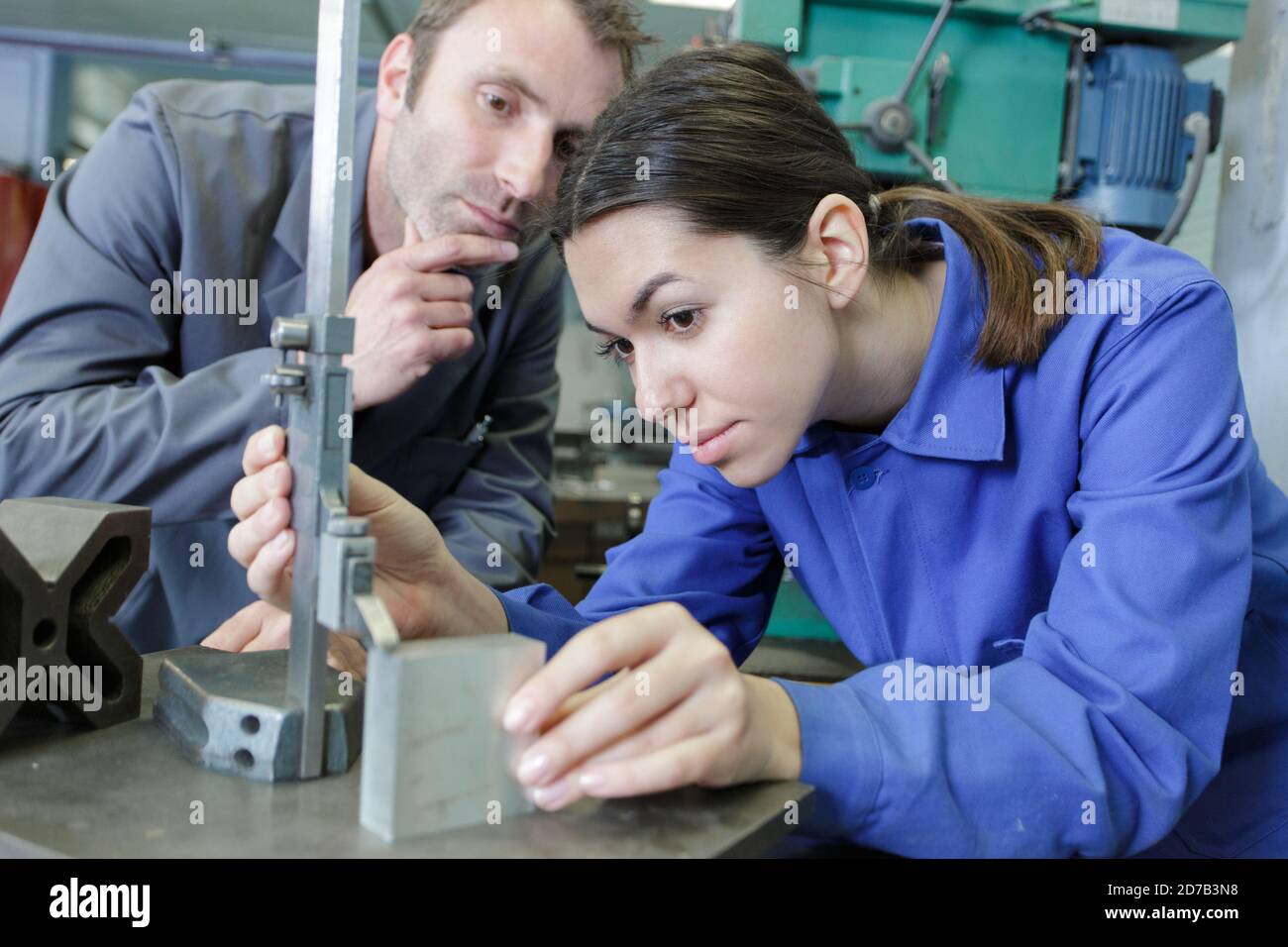 Female lathe operator hi-res stock photography and images - Alamy
