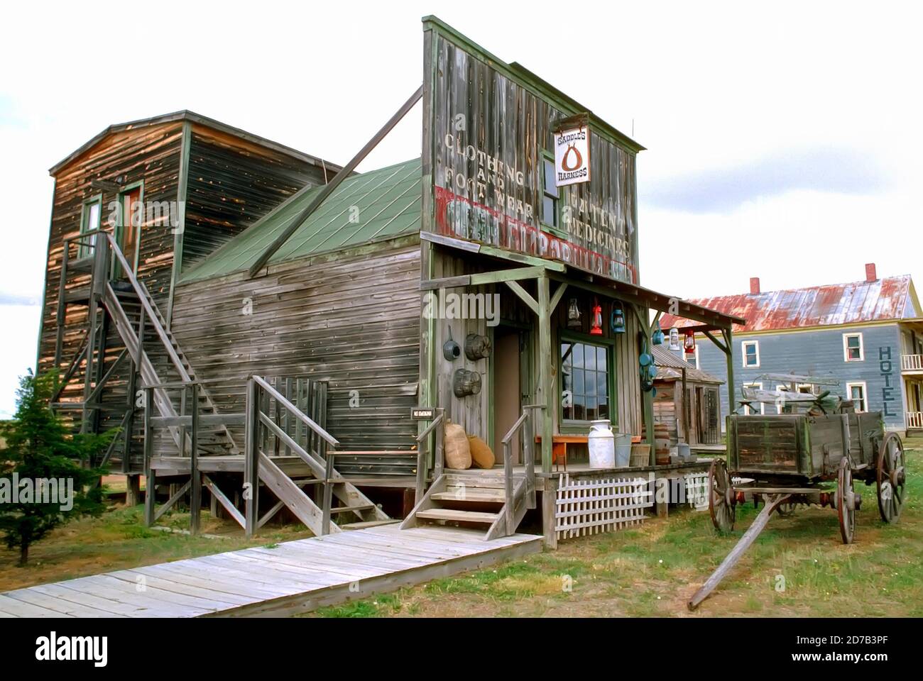 1880's ghost town - 40 miles east of Badland National Park, South ...