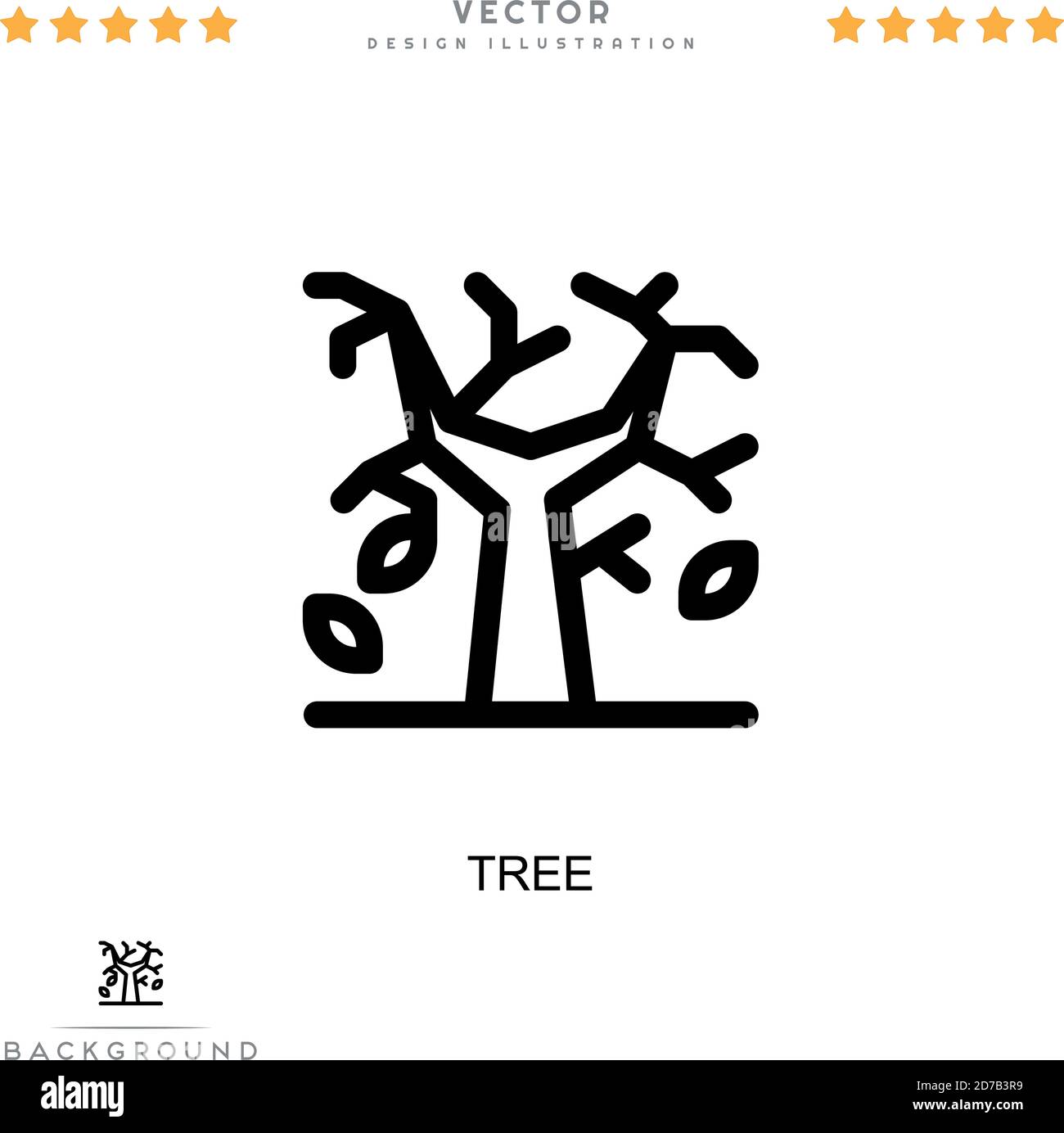 Tree icon. Simple element from digital disruption collection. Line Tree ...
