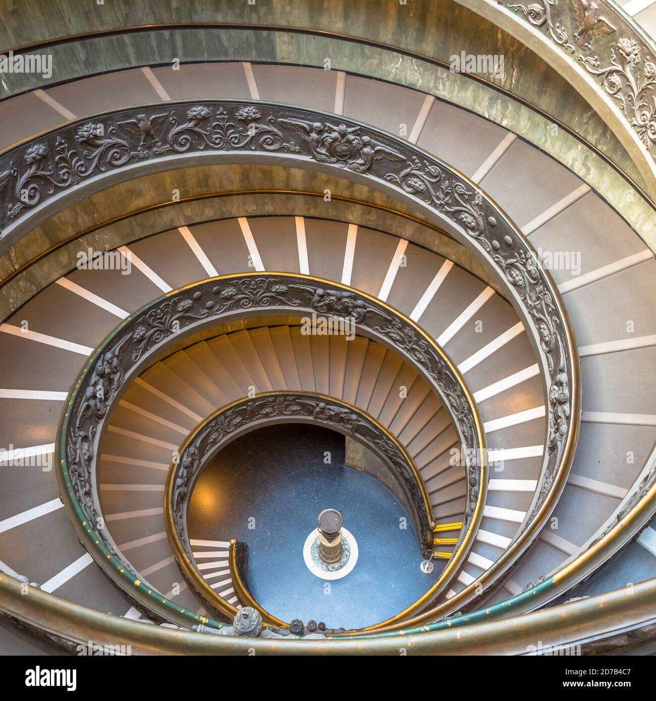 ROME, ITALY - CIRCA SEPTEMBER 2020: the famous spiral staircase with ...