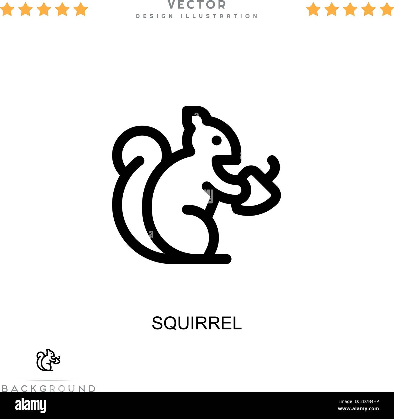 Squirrel icon. Simple element from digital disruption collection. Line Squirrel icon for ...