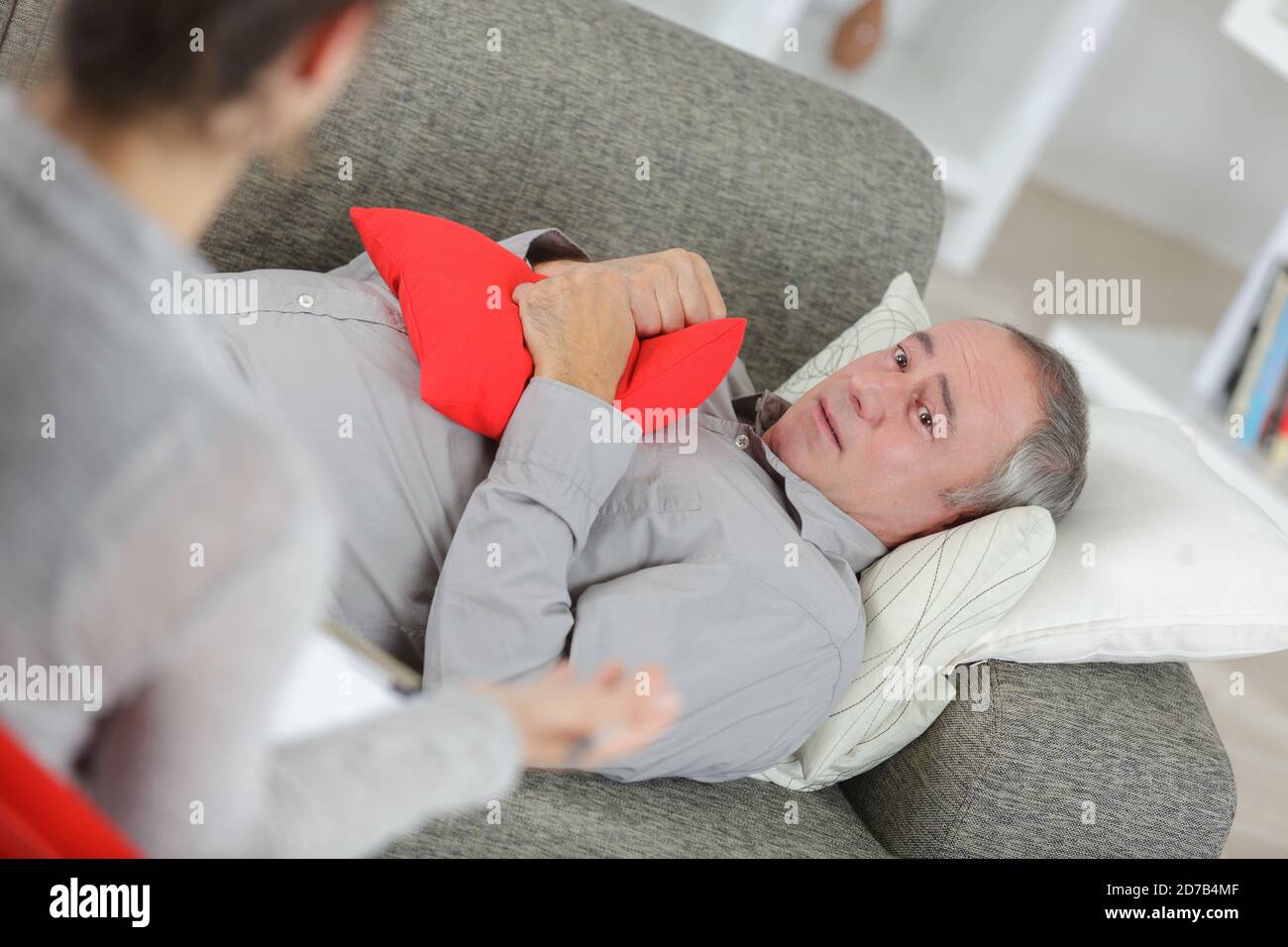 Sad young man talking hi-res stock photography and images - Alamy