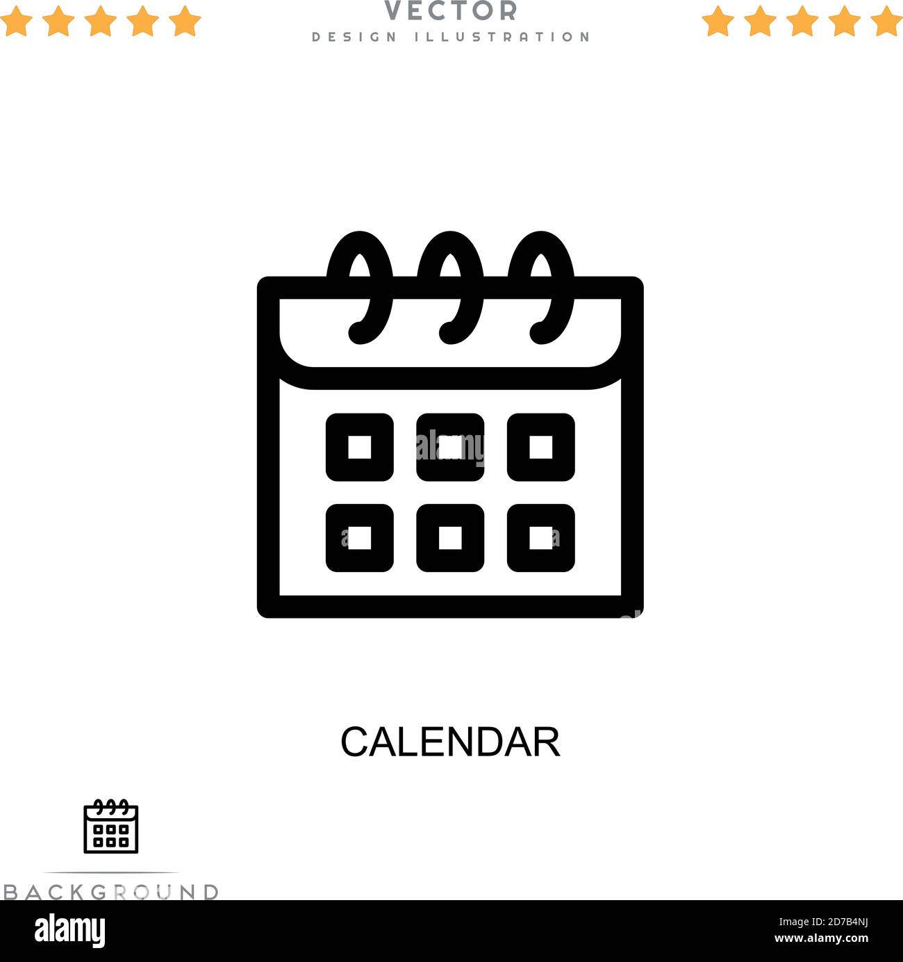 Calendar icon. Simple element from digital disruption collection. Line ...