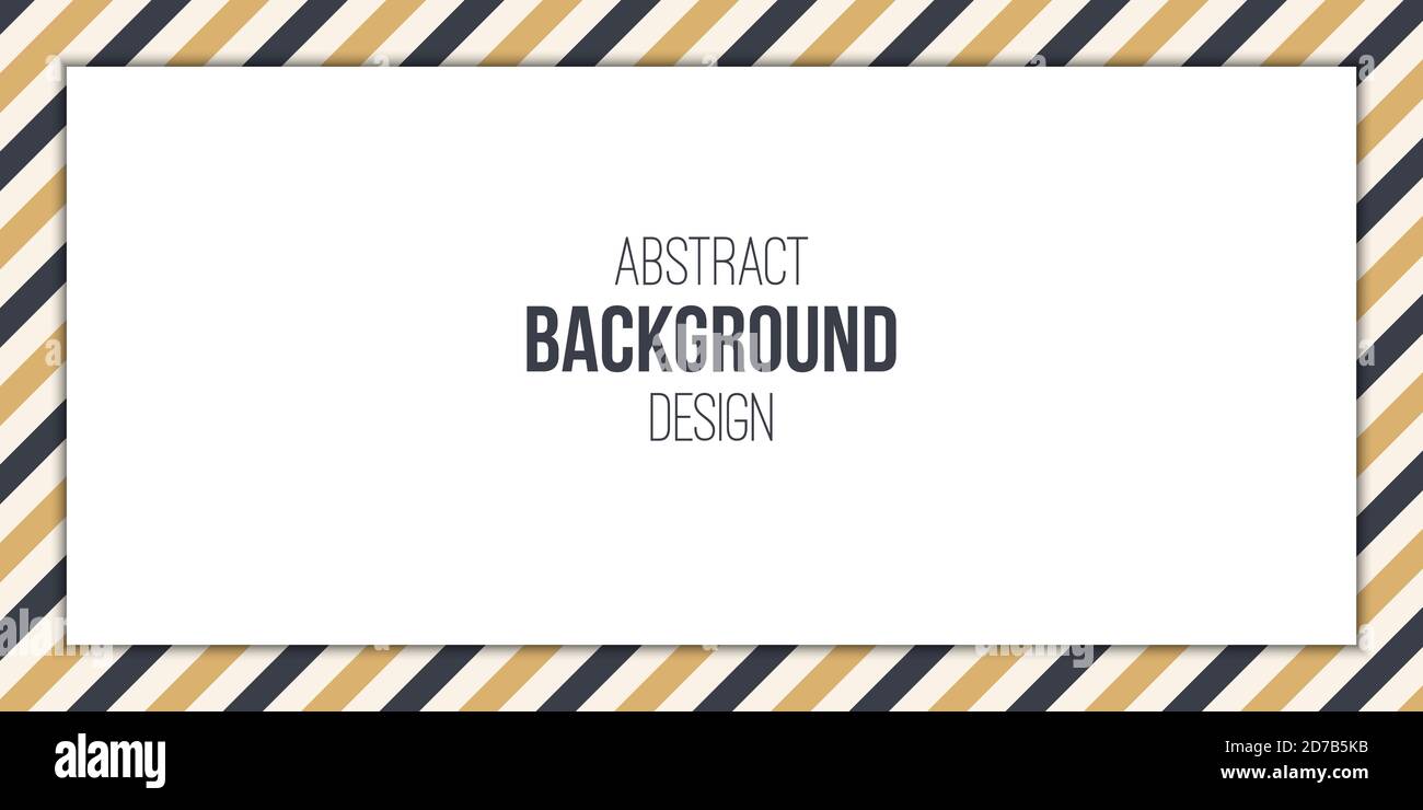 Abstract striped background, poster, banner. Striped frame, color ...
