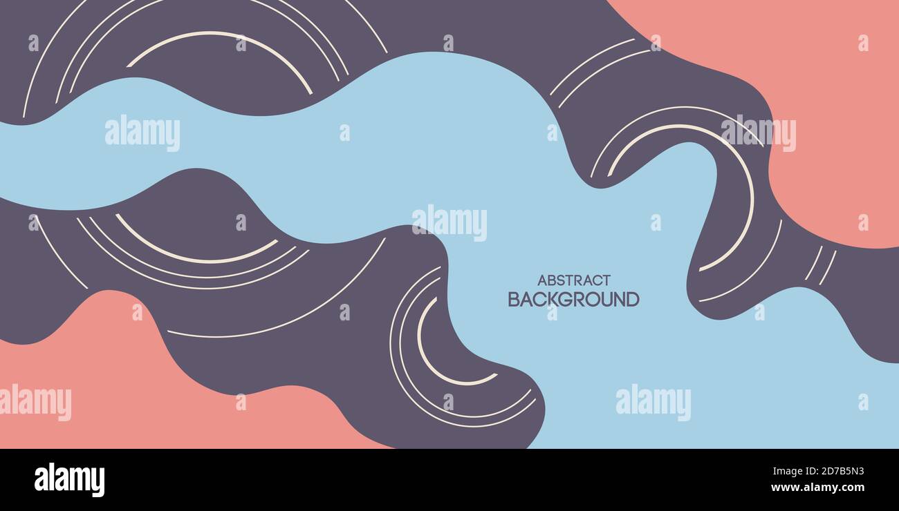 Abstract background, poster, banner. Composition of amorphous forms ...