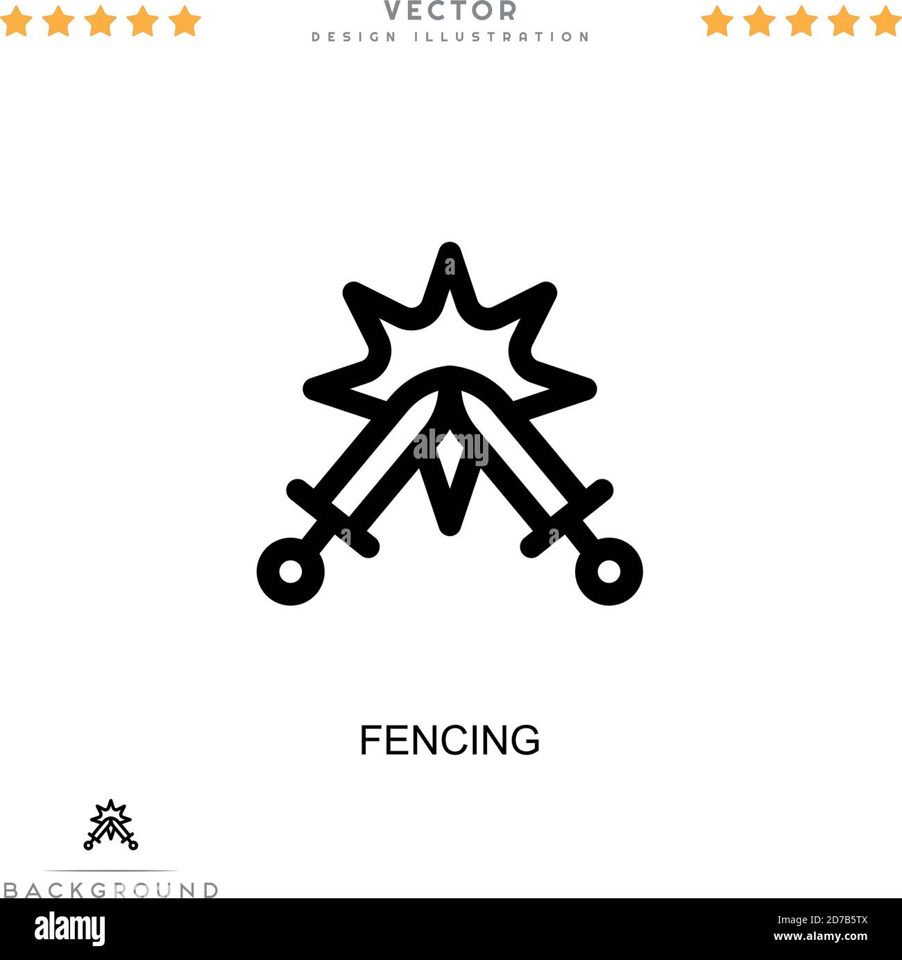 Fencing icon. Simple element from digital disruption collection. Line ...