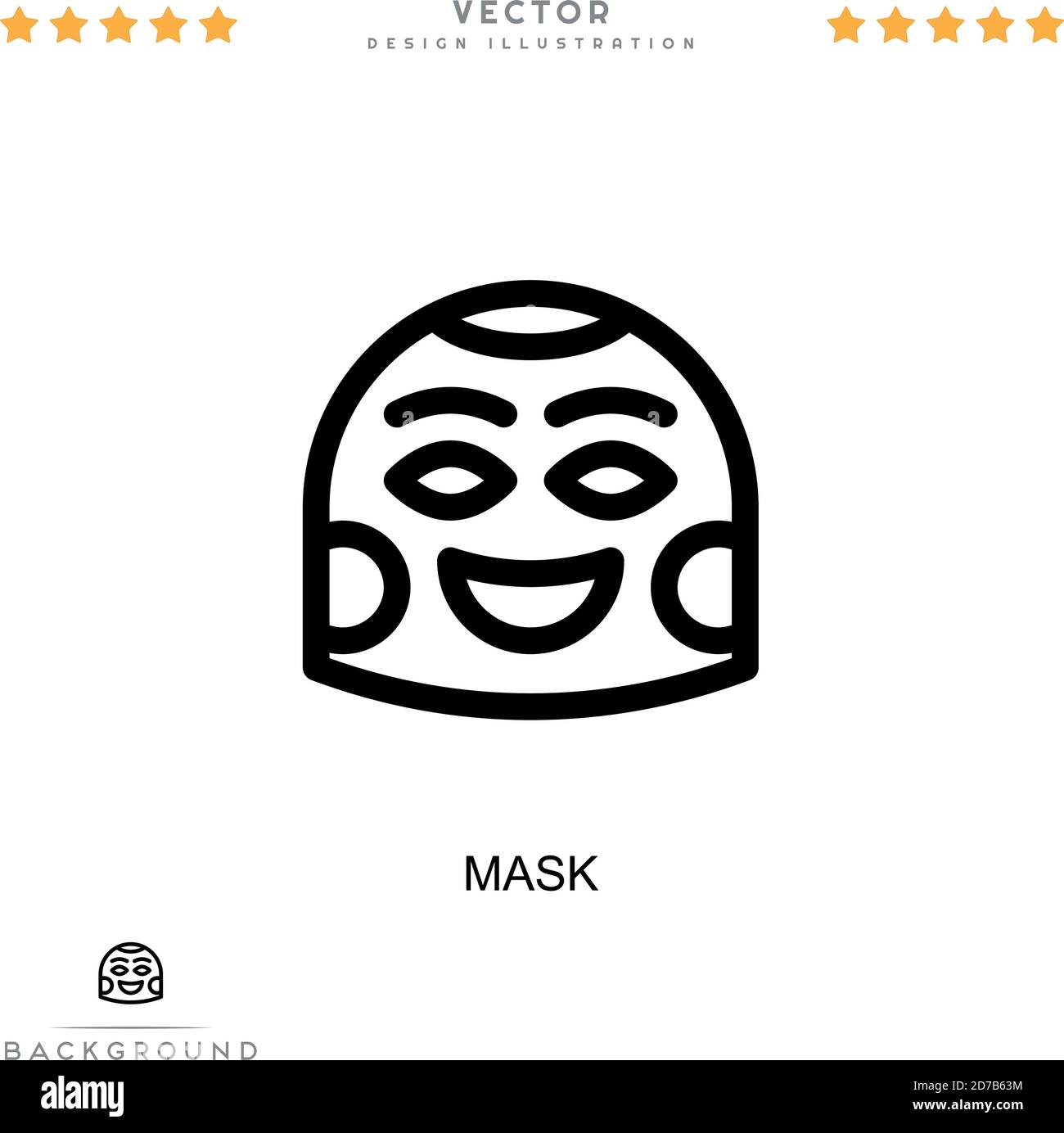 Mask icon. Simple element from digital disruption collection. Line Mask ...