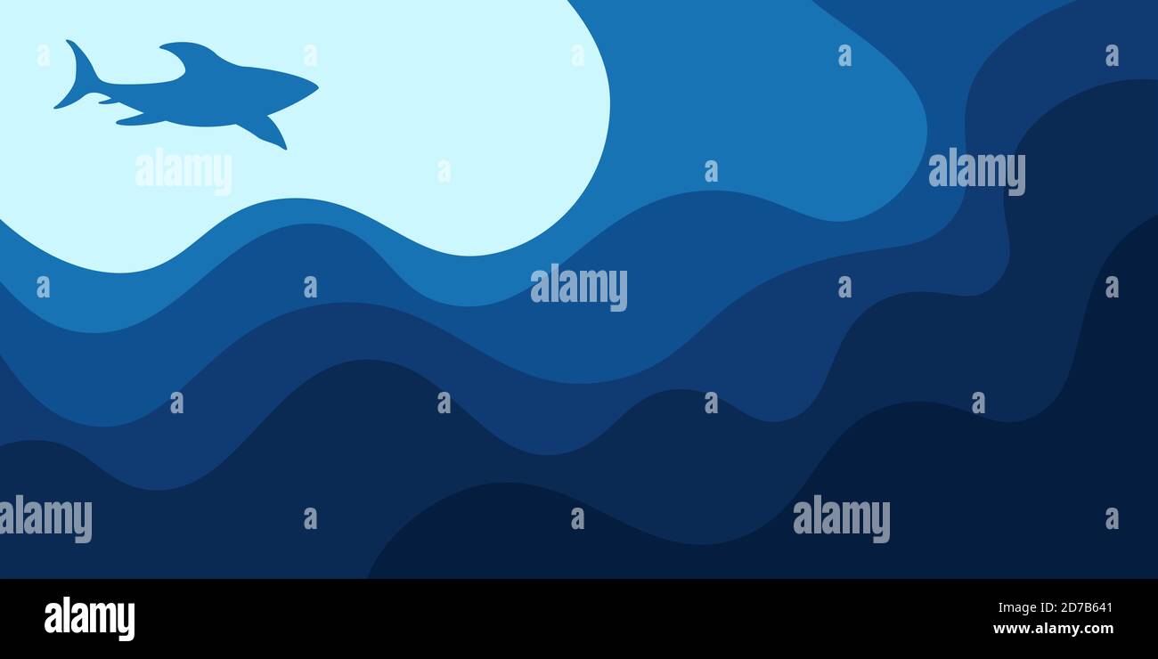 Abstract Background Poster Banner Composition Of Amorphous Forms Liquid Shapes Sea Ocean