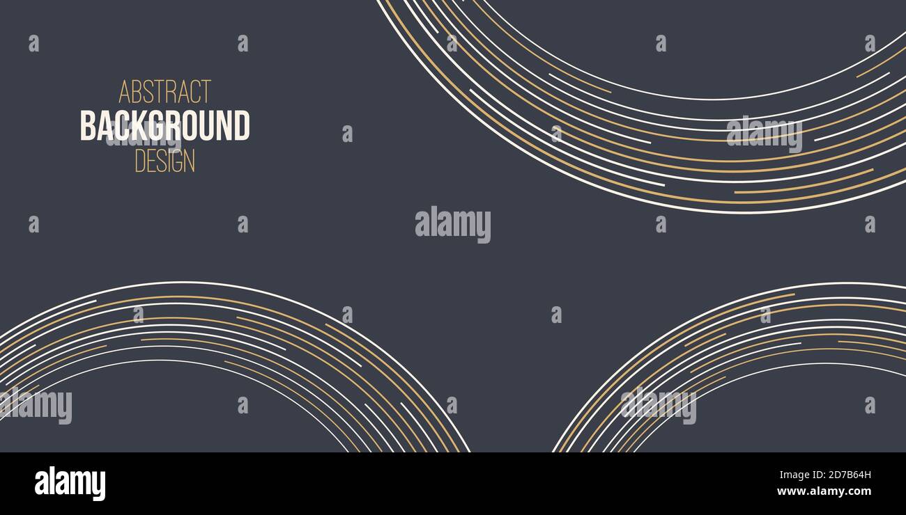 Abstract background, poster, banner. Composition of smooth rounded ...