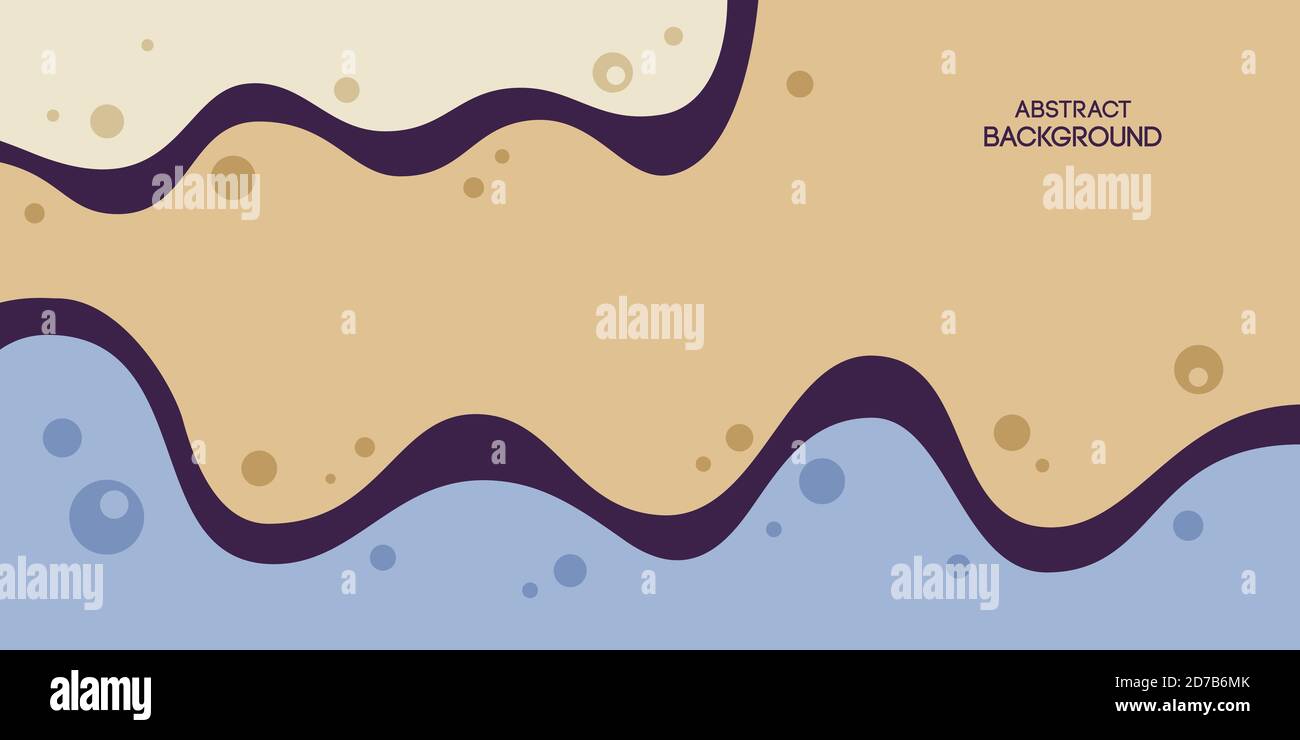 Abstract background, poster, banner. Composition of amorphous forms ...