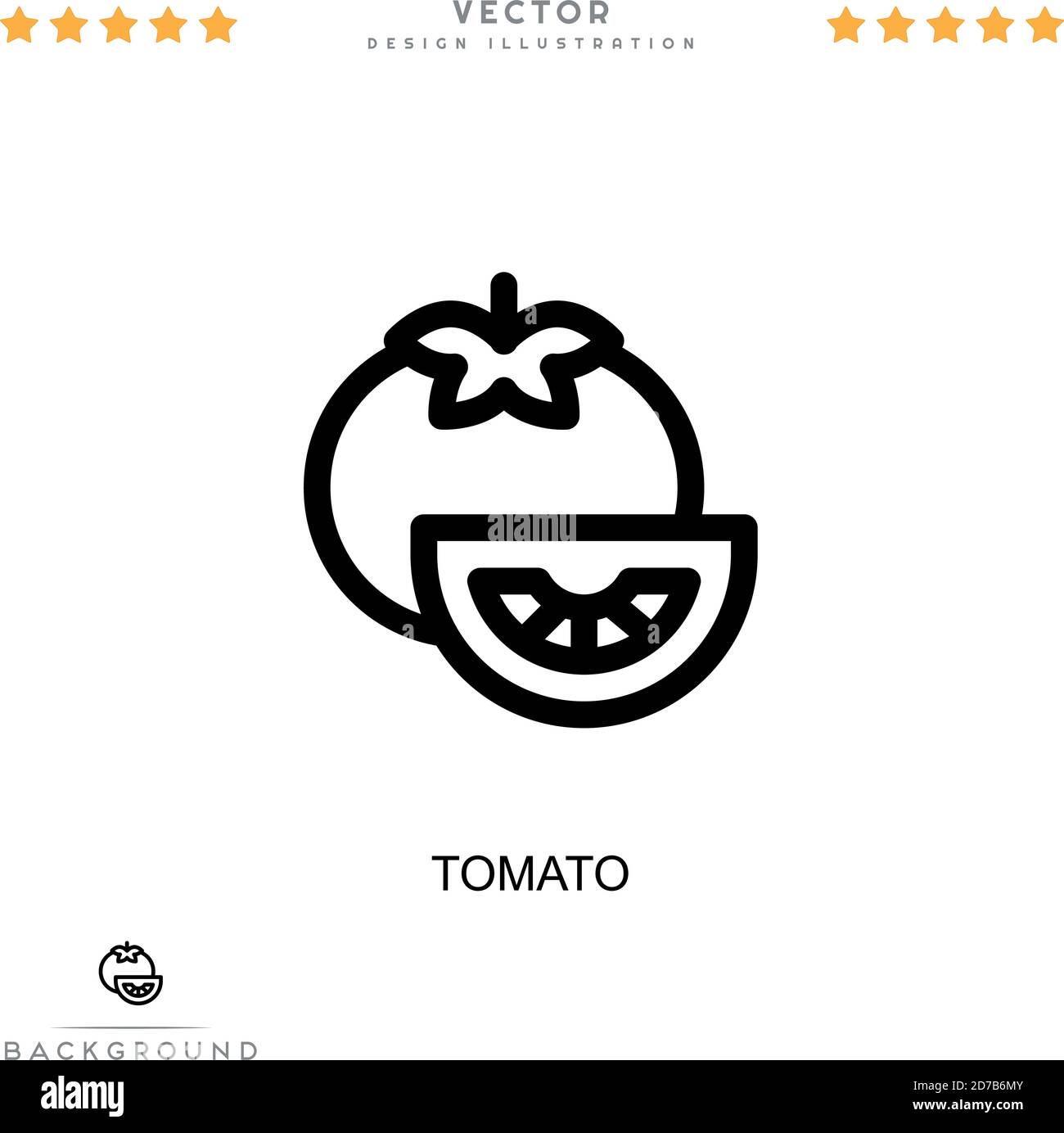 Tomato icon. Simple element from digital disruption collection. Line ...