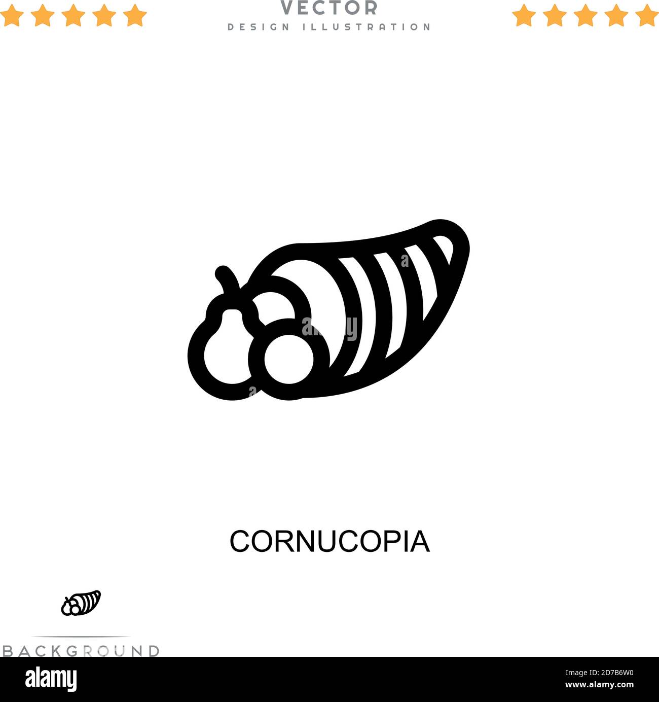 Cornucopia icon. Simple element from digital disruption collection ...