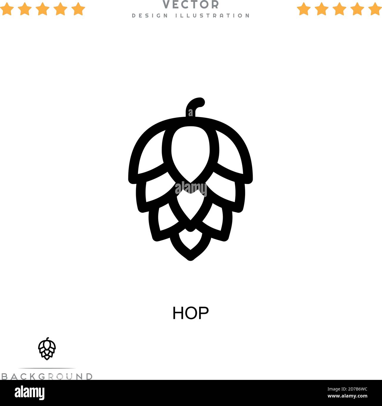 Hop icon. Simple element from digital disruption collection. Line Hop ...