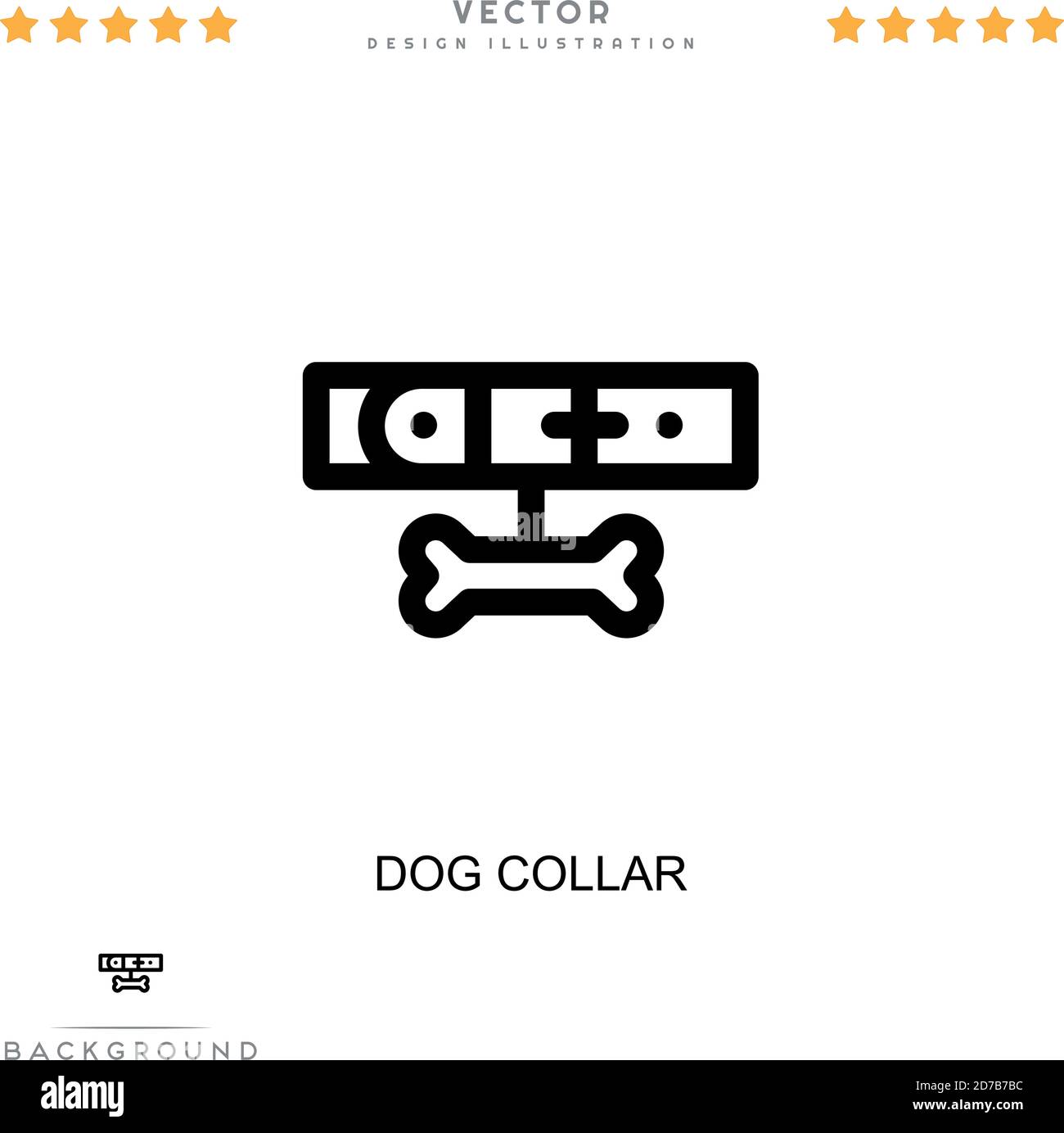 Dog collar icon. Simple element from digital disruption collection ...