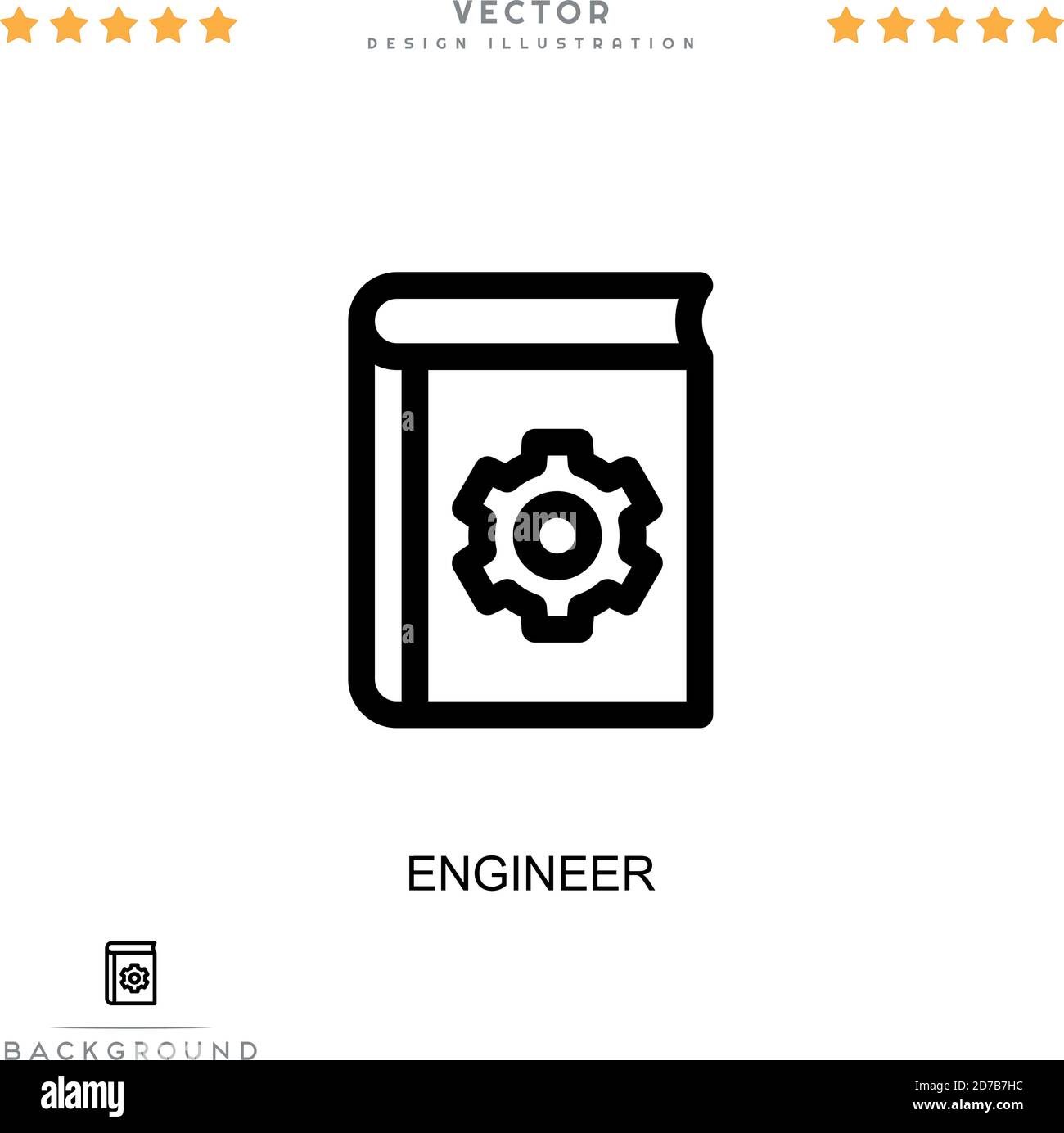 Engineer icon. Simple element from digital disruption collection. Line ...