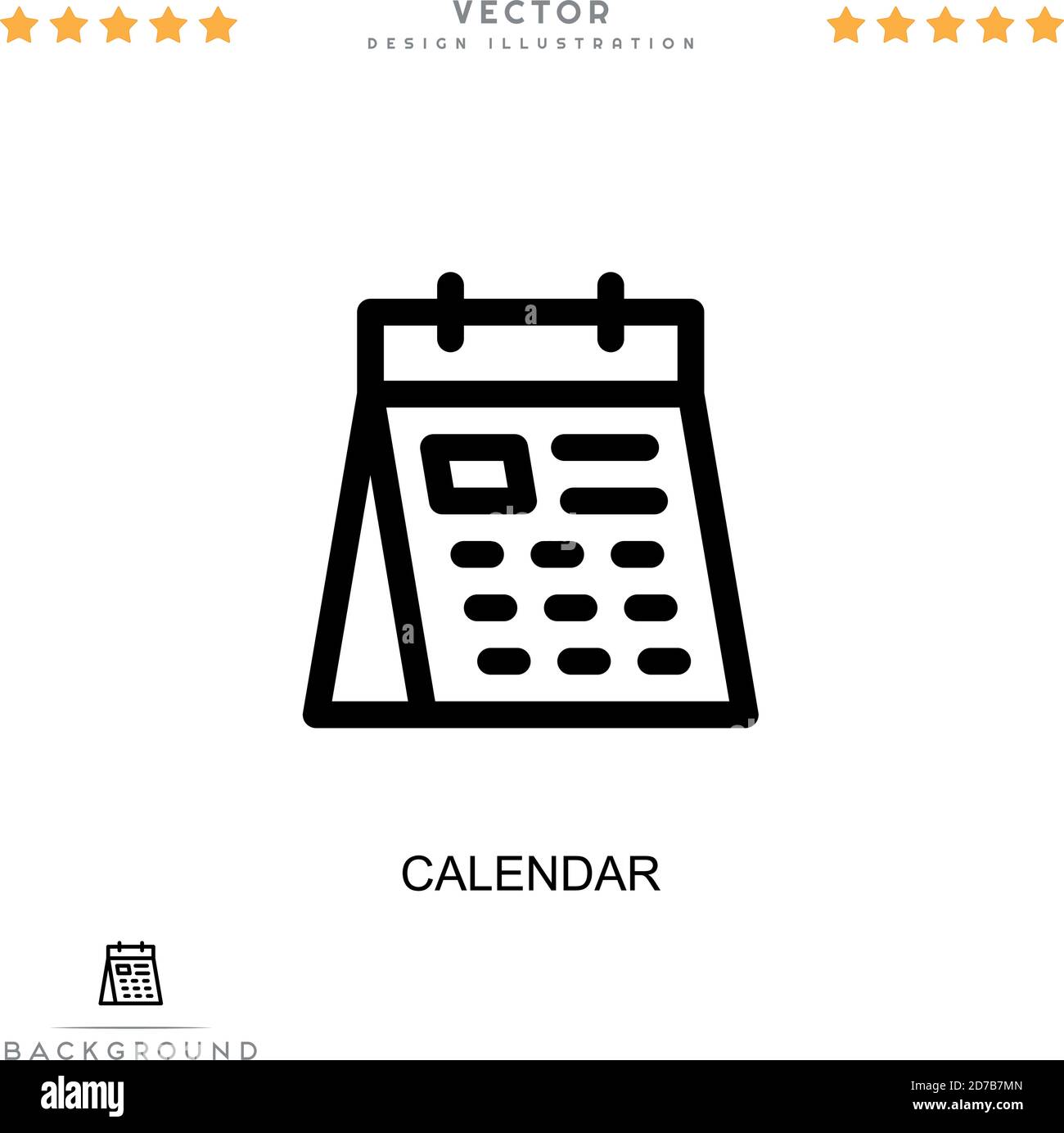 Calendar icon. Simple element from digital disruption collection. Line ...